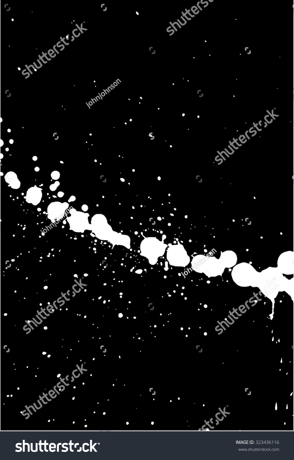 Graffiti Paint Splatter Pattern White Over: เวกเตอร์สต็อก (ปลอดค่า ...