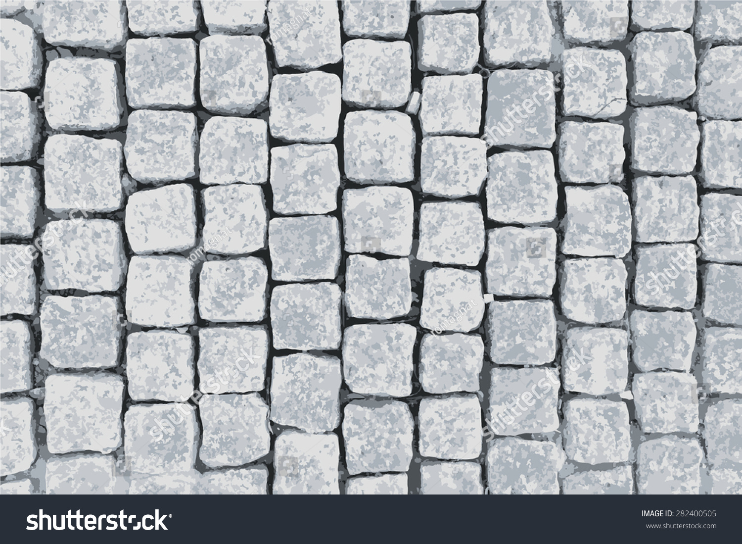 Granite Paving Blocks Square Transverse Rows Stock Vector (Royalty Free ...
