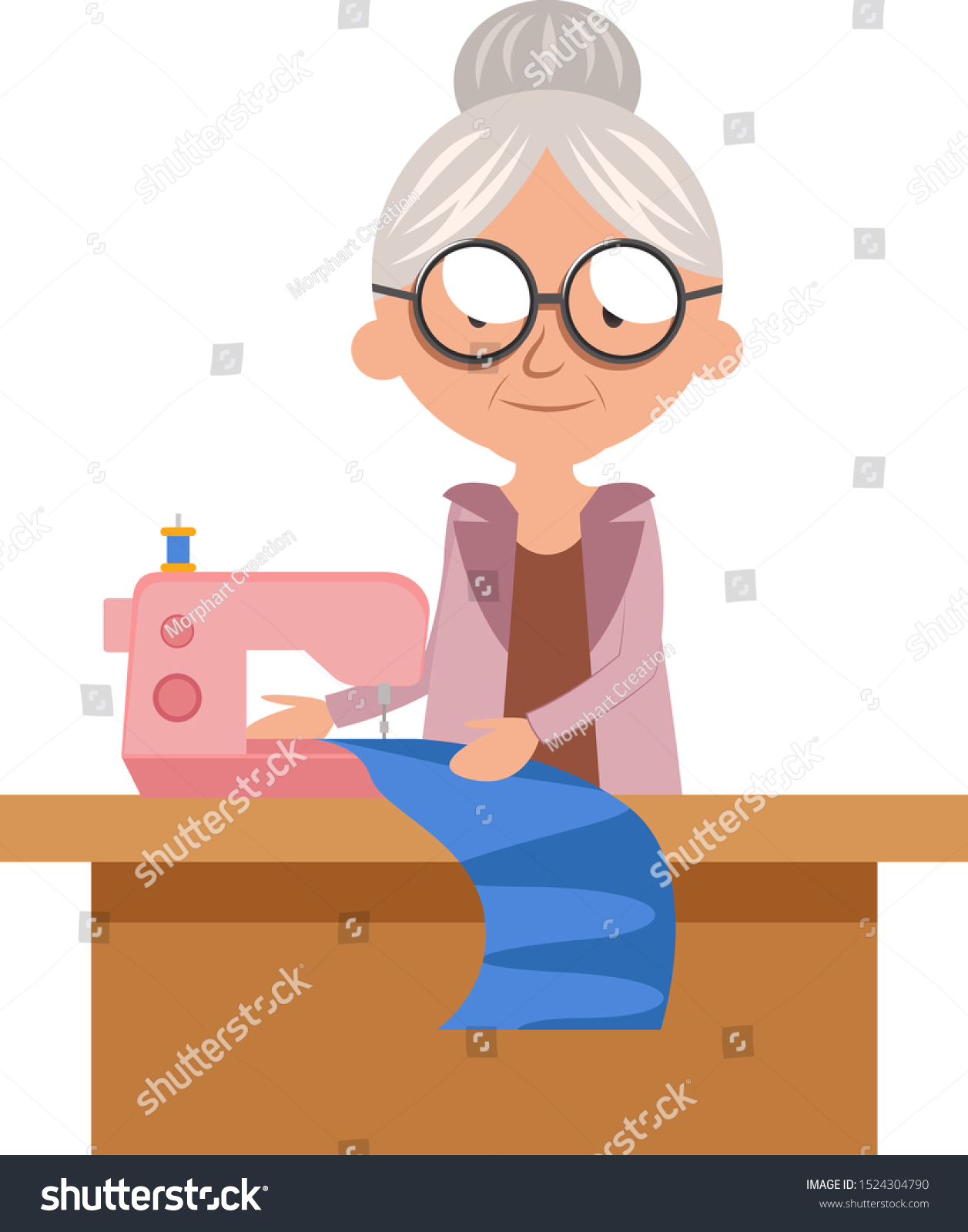 1,576 Old lady sewing Images, Stock Photos & Vectors | Shutterstock