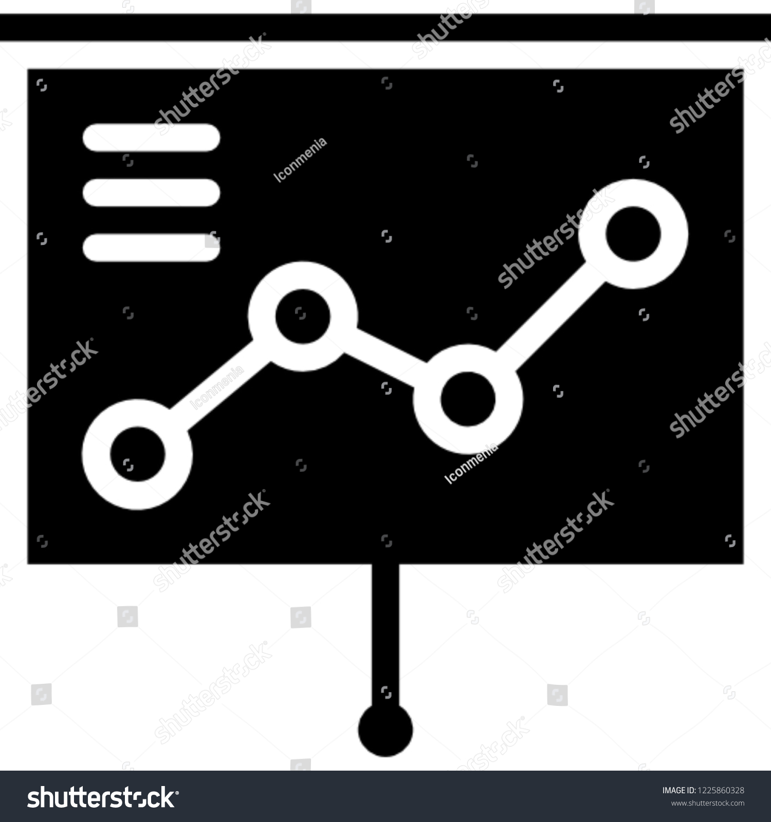 Graph Brochure Billboard Stock Vector (Royalty Free) 1225860328 ...