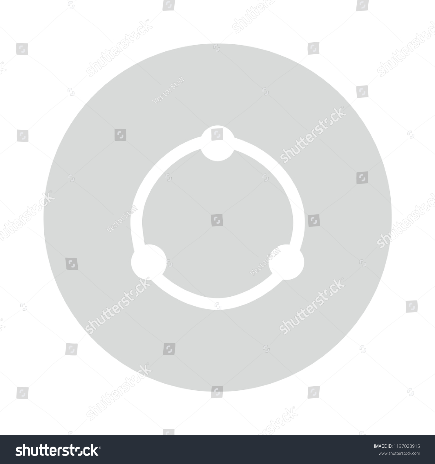 Graph Circle Color Glyphs Stock Vector (Royalty Free) 1197028915