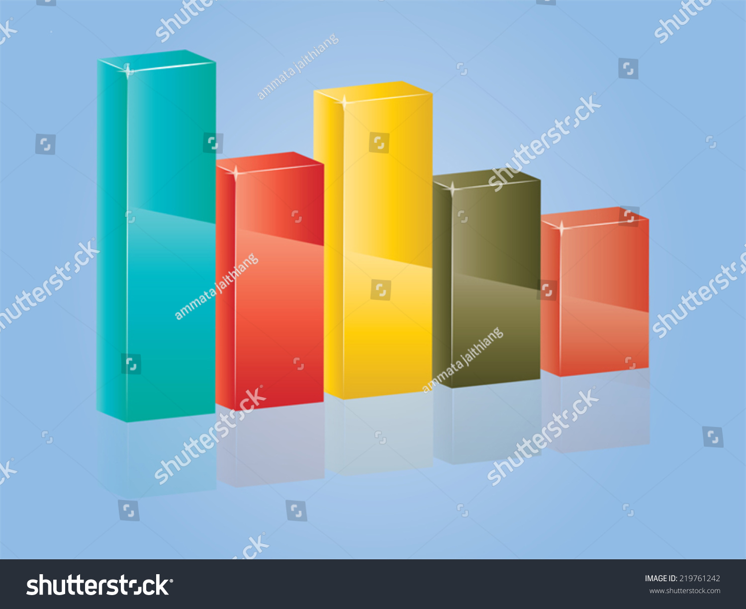 Graph Rectangular Vector: vector de stock (libre de regalías) 219761242 ...