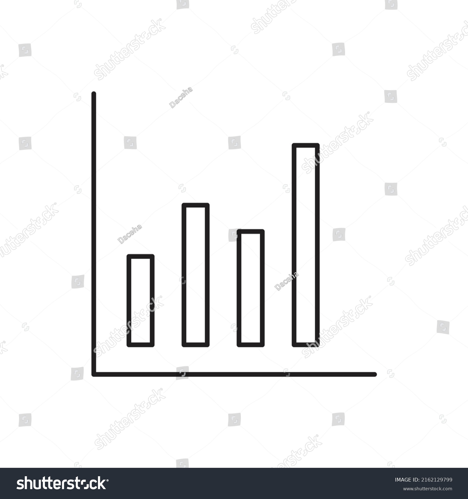 Graph Vector Website Symbol Icon Presentation Stock Vector (Royalty ...