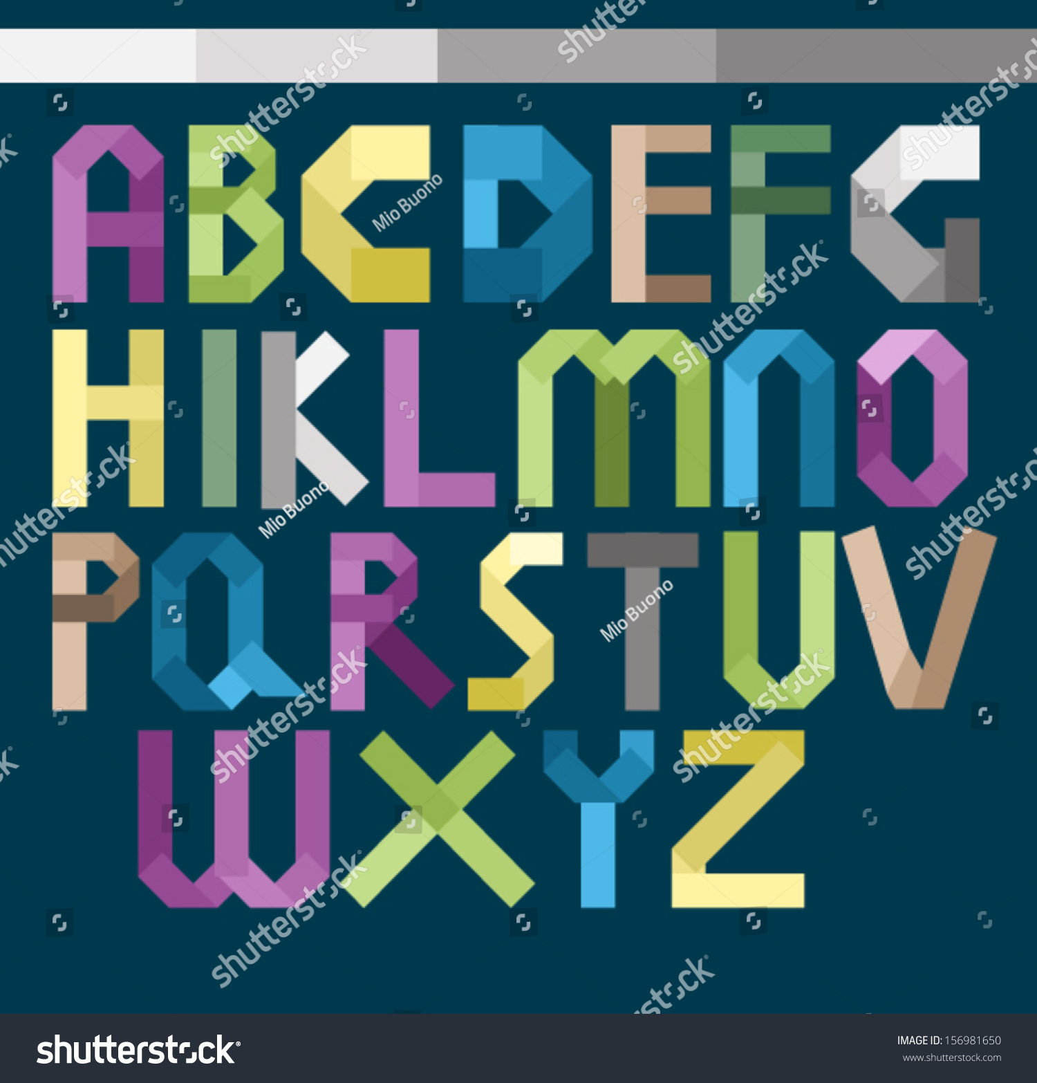 Graphic Alphabet Stock Vector (Royalty Free) 156981650 | Shutterstock