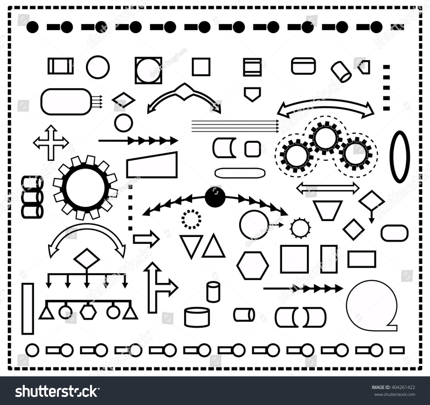 Graphic Chart Elements Easy Use Stock Vector (Royalty Free) 404261422 ...