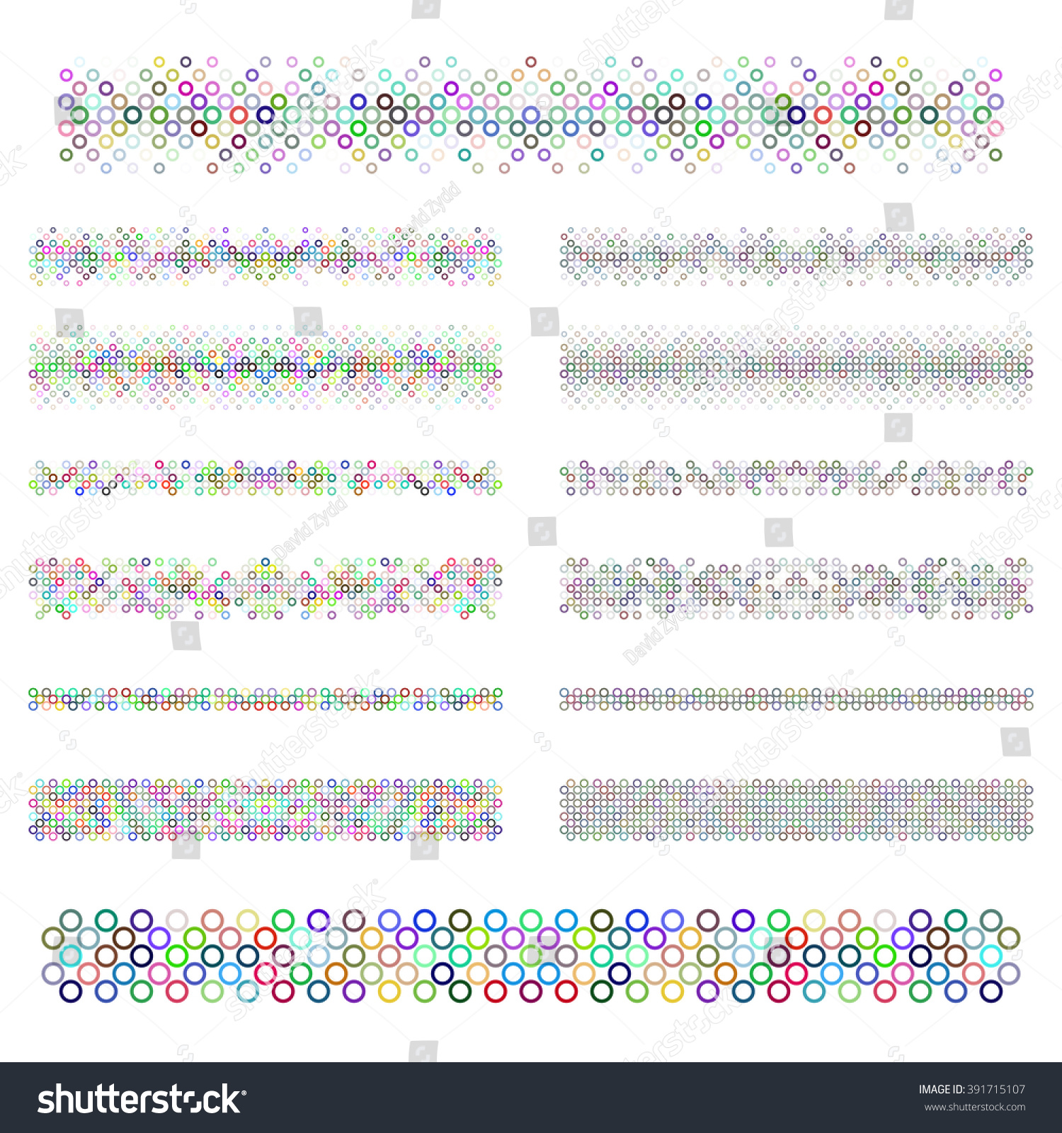 Graphic Design Elements Circle Design Divider Stock Vector (Royalty ...
