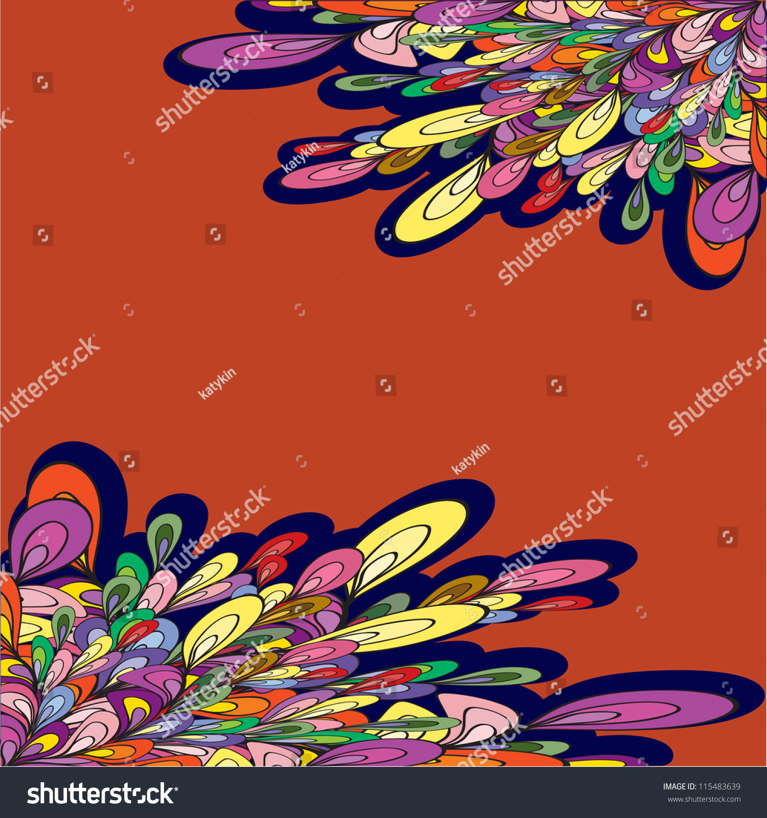 Graphic Element Color Lines Vector Illustration Stock Vector (Royalty ...