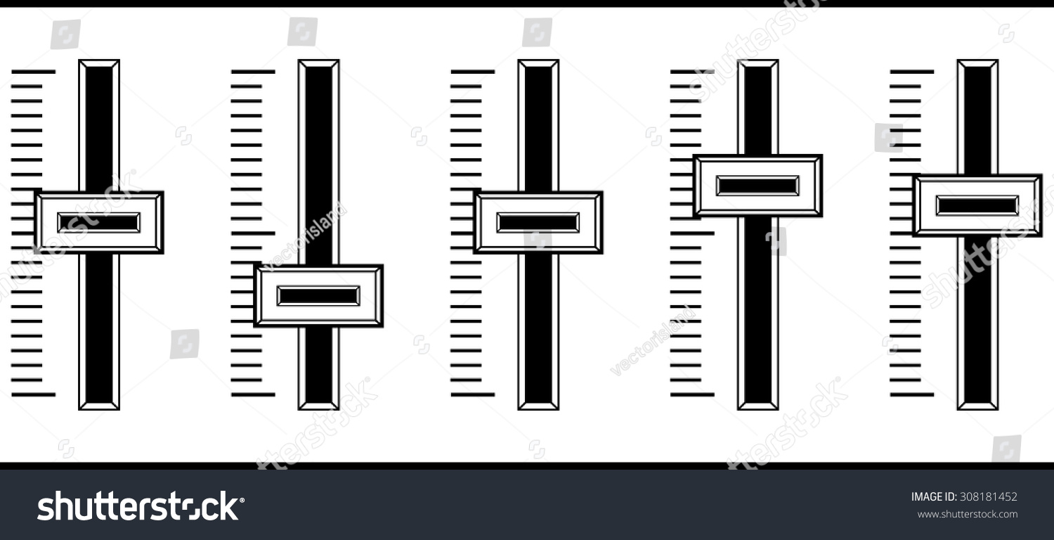 Graphic Equalizer Symbol Stock Vector (Royalty Free) 308181452 ...