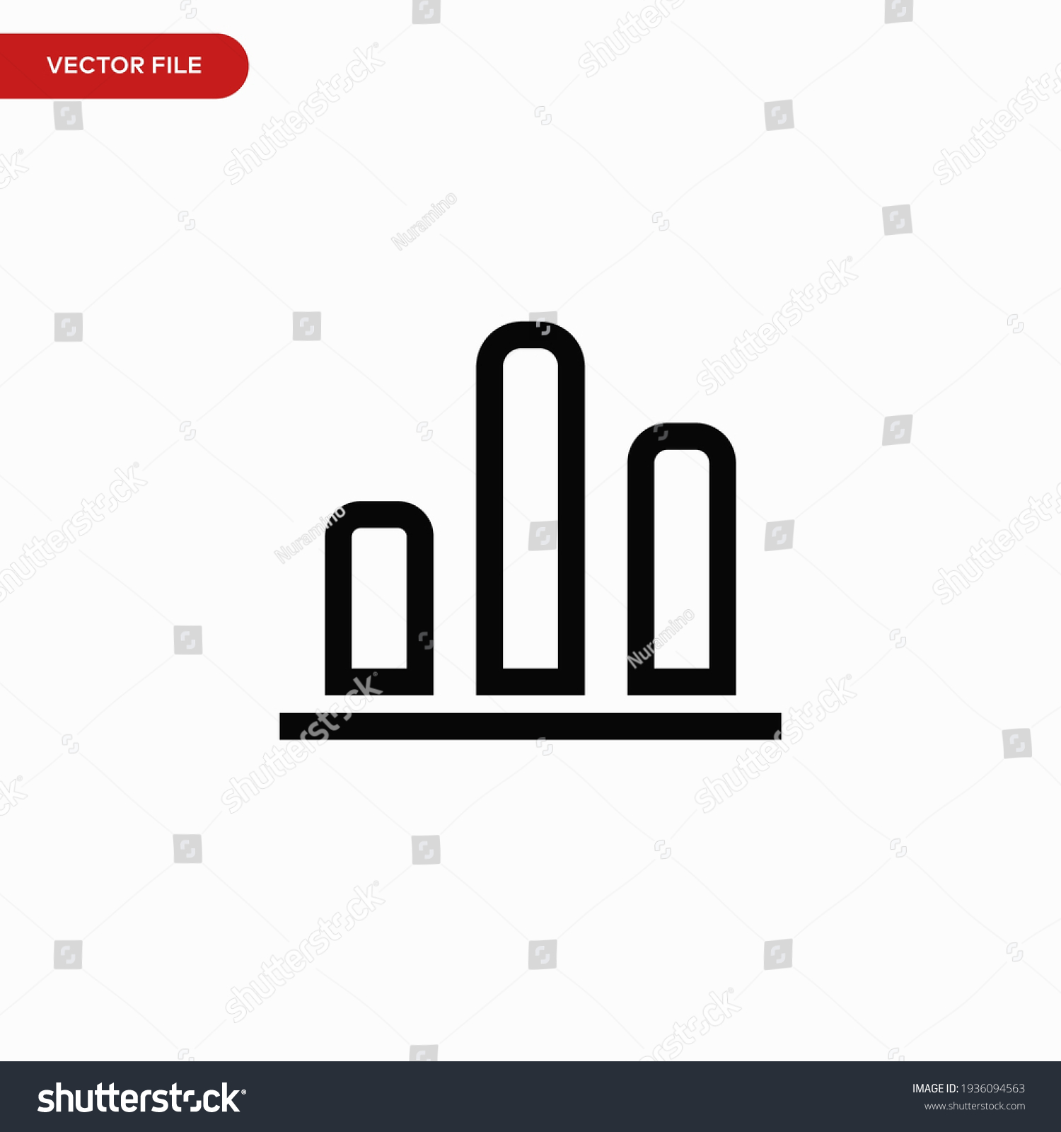 Graphic Icon Vector Simple Growth Sign Stock Vector (Royalty Free ...