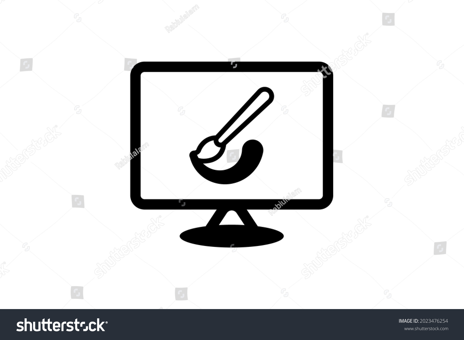 Graphics Design Custom Design Setup Icon Stock Vector (Royalty Free ...
