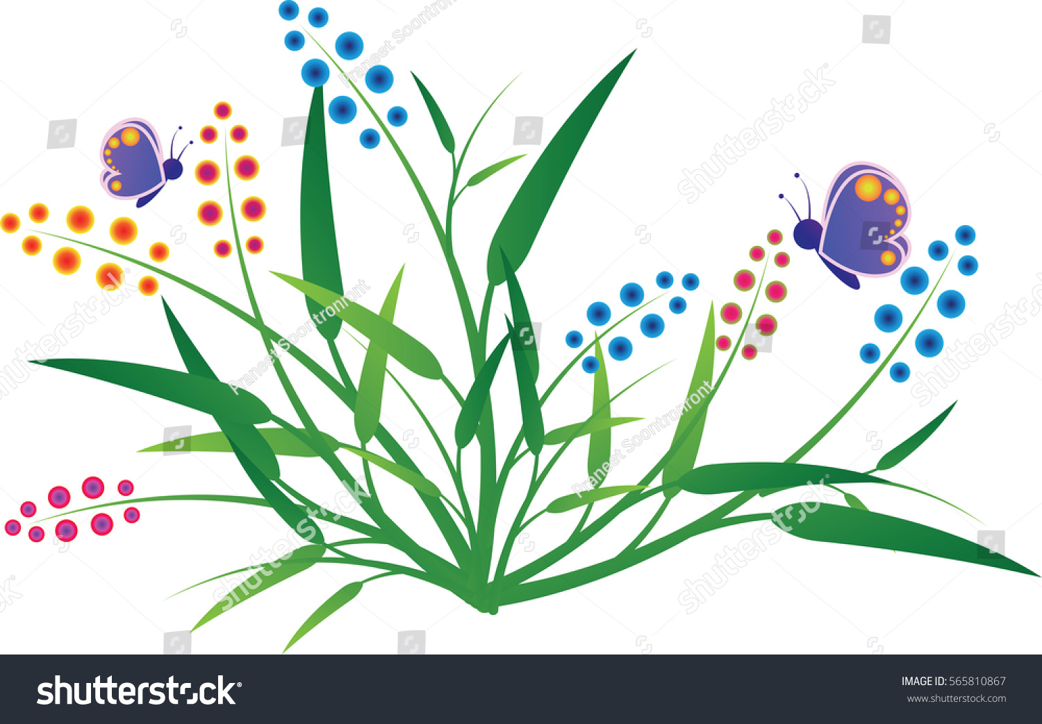 Grass Cartoon Vector Stock Vector (Royalty Free) 565810867 | Shutterstock