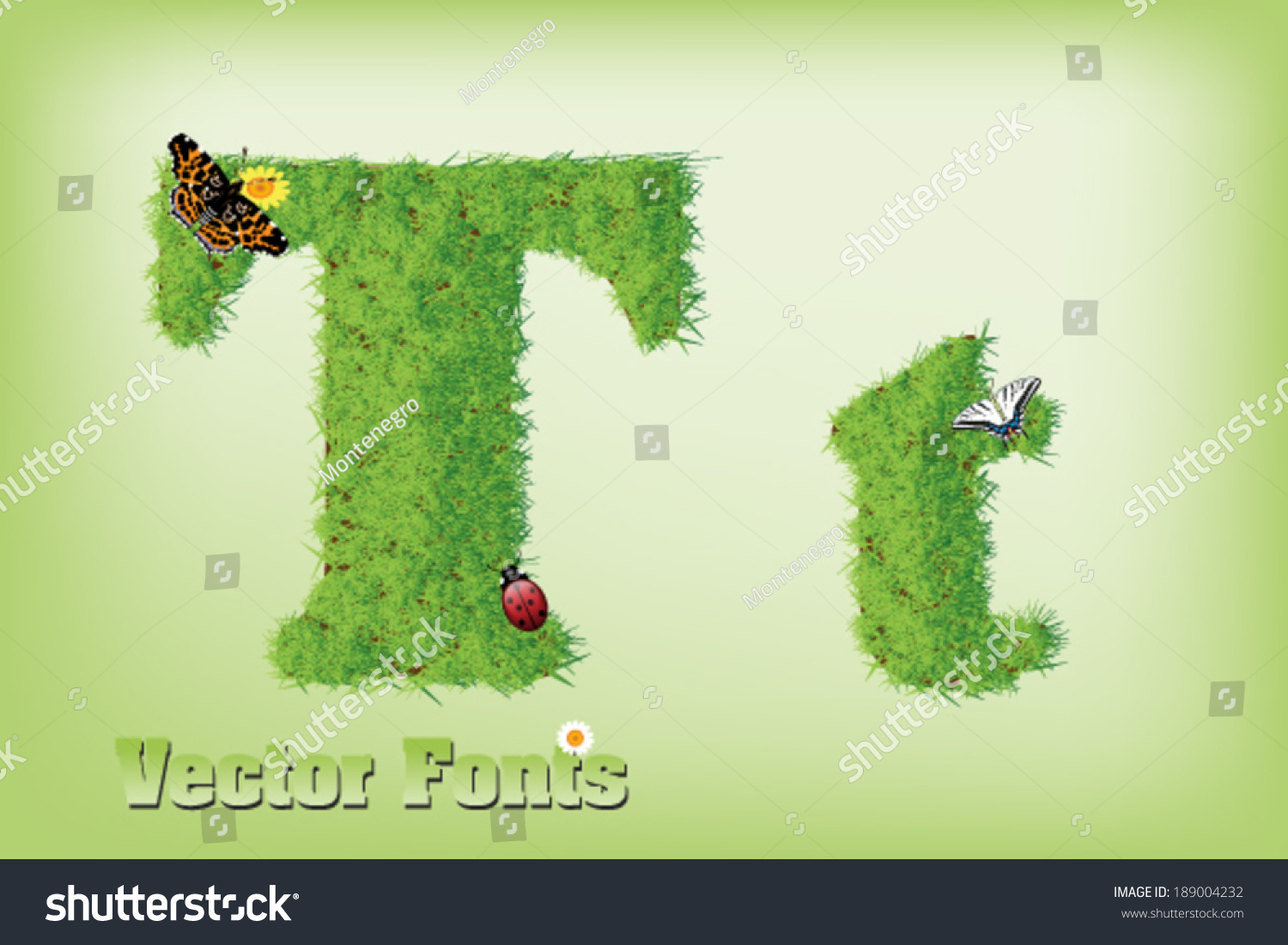 Letra de tipo de letra de: vector de stock (libre de regalías) 189004232