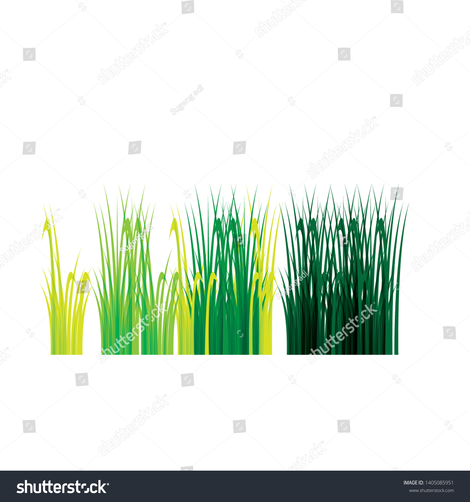 Grass Icon Design Template Vector Graphic Stock Vector (Royalty Free ...