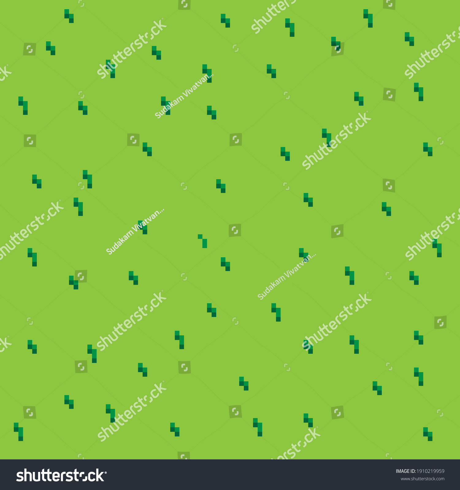 Grass Pixel Art Background Grass Texture: เวกเตอร์สต็อก (ปลอดค่า ...