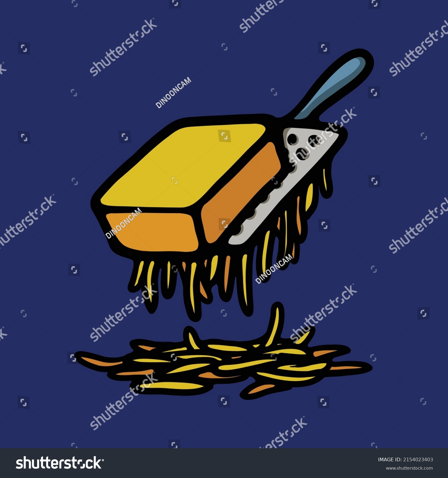 Grating Cheese Cartoon Vector Illustration Stock Vector (Royalty Free ...