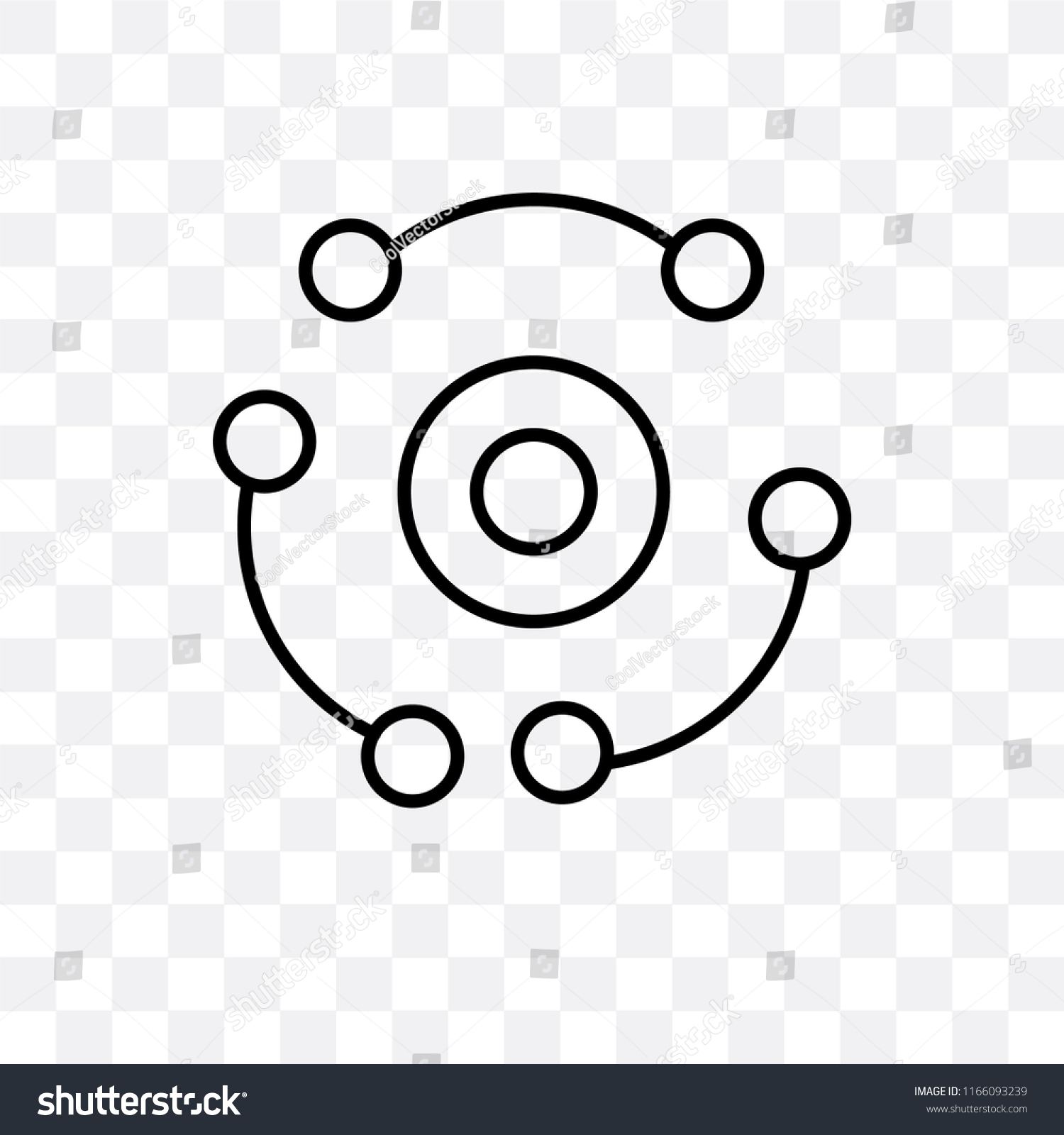 Gravity Vector Icon Isolated On Transparent Stock Vector (Royalty Free ...