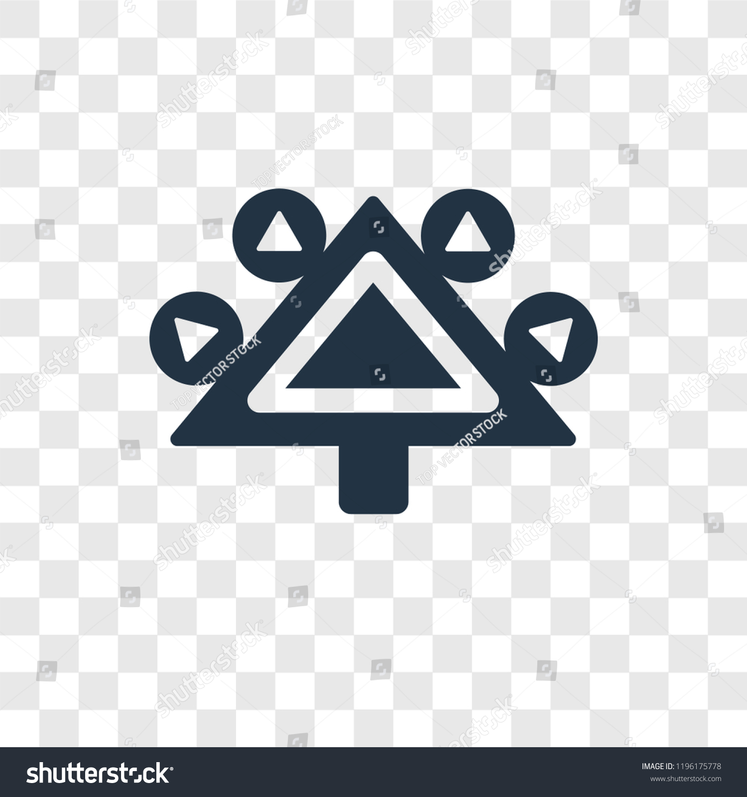 Gravity Vector Icon Isolated On Transparent Stock Vector (Royalty Free ...