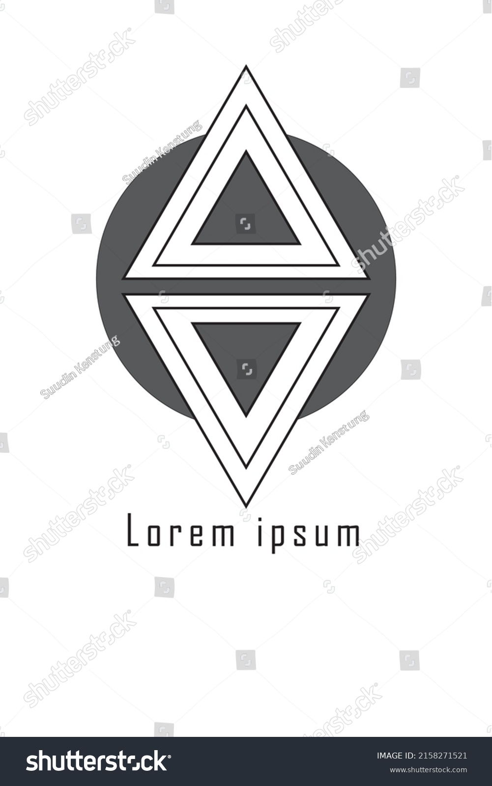 Gray White Creation Image Logo Vector Stock Vector (Royalty Free ...