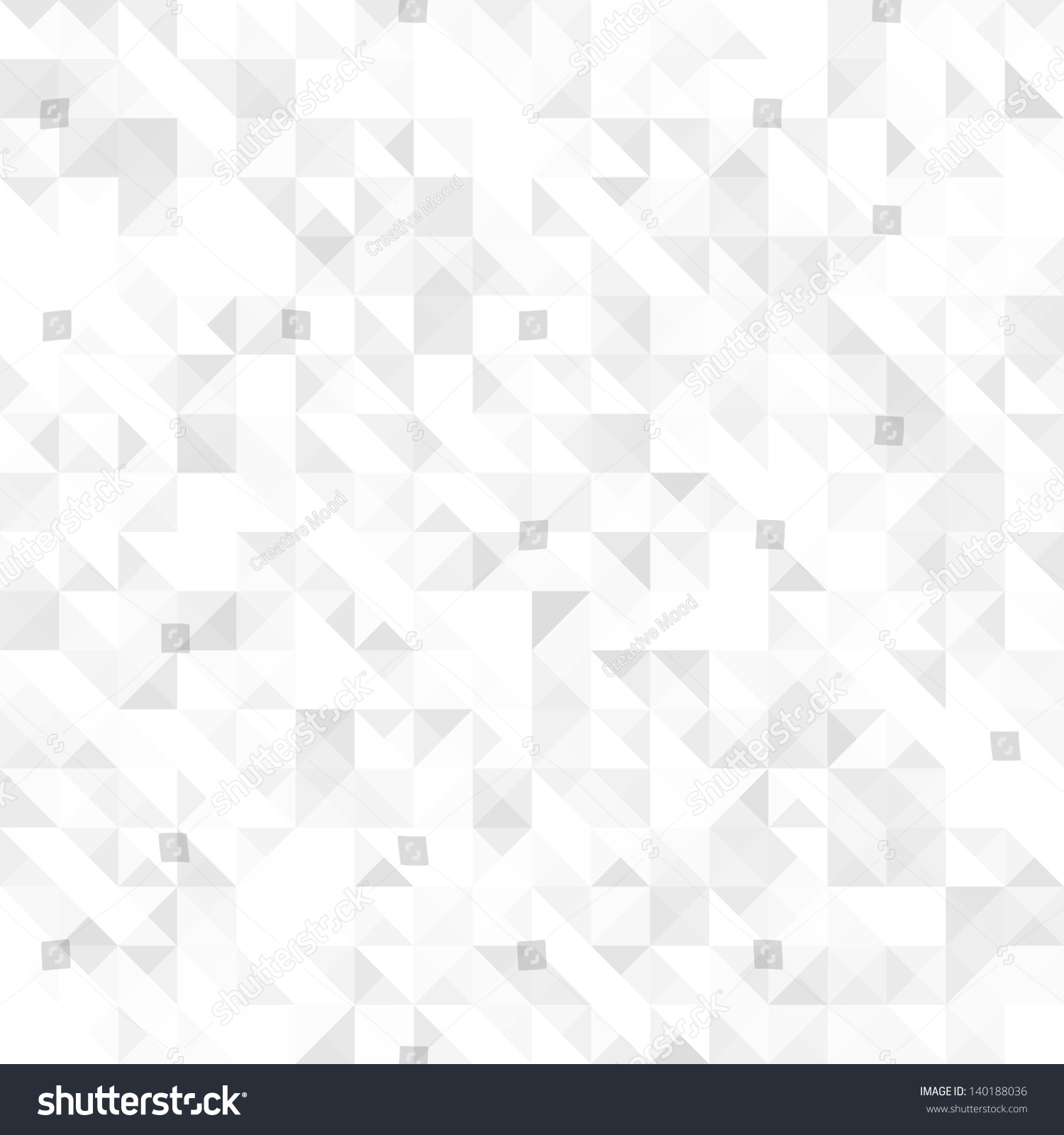Gray Geometric Texture Seamless Stock Vector (Royalty Free) 140188036