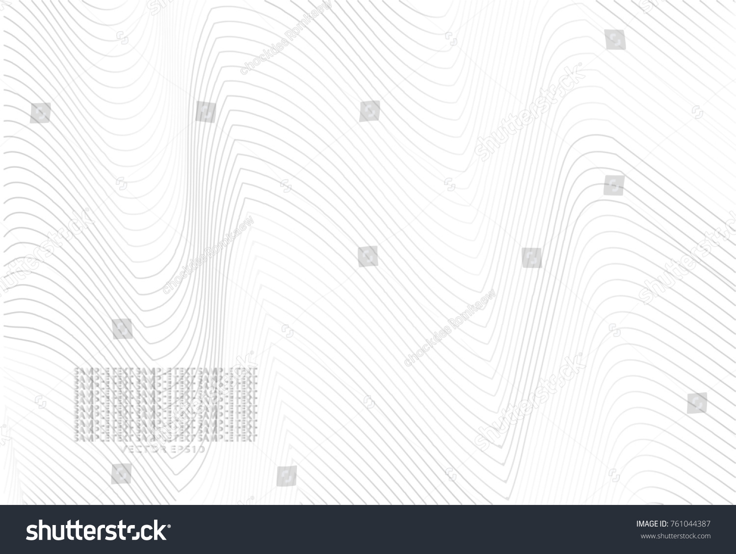 Gray Line Drawing Abstract Pattern Background Stock Vector (Royalty ...