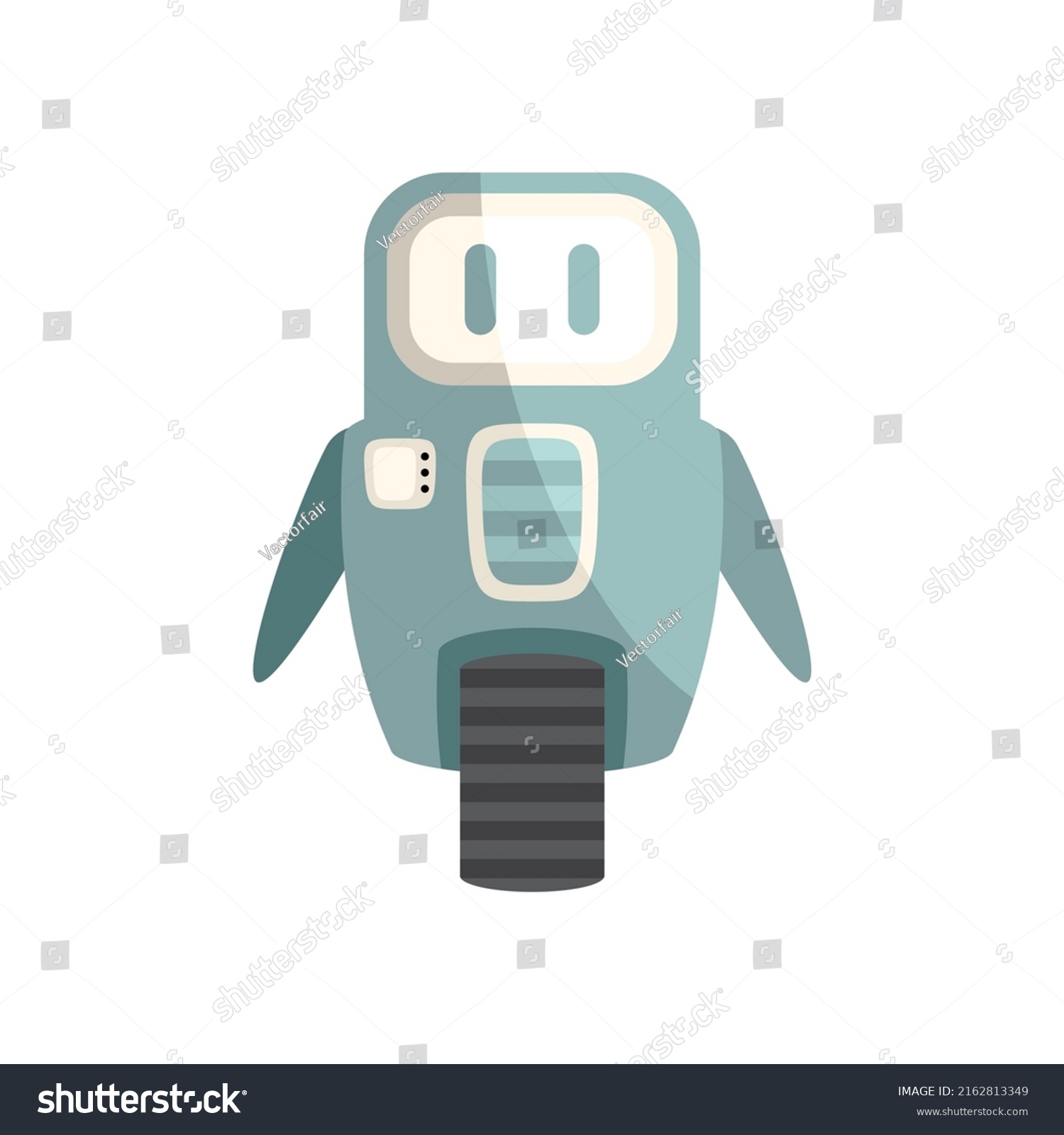 Gray Robot Wheel Icon Stock Vector (Royalty Free) 2162813349 | Shutterstock