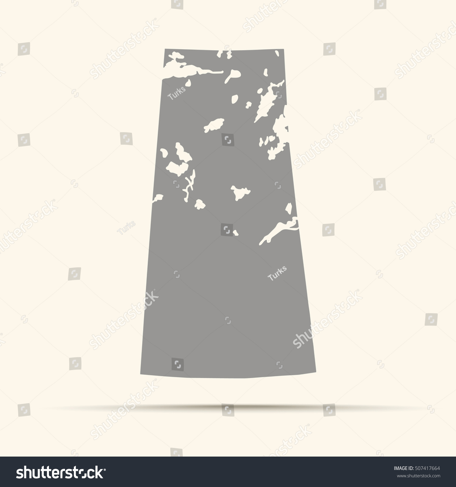 Gray Saskatchewan Map Illustration Stock Vector (Royalty Free ...