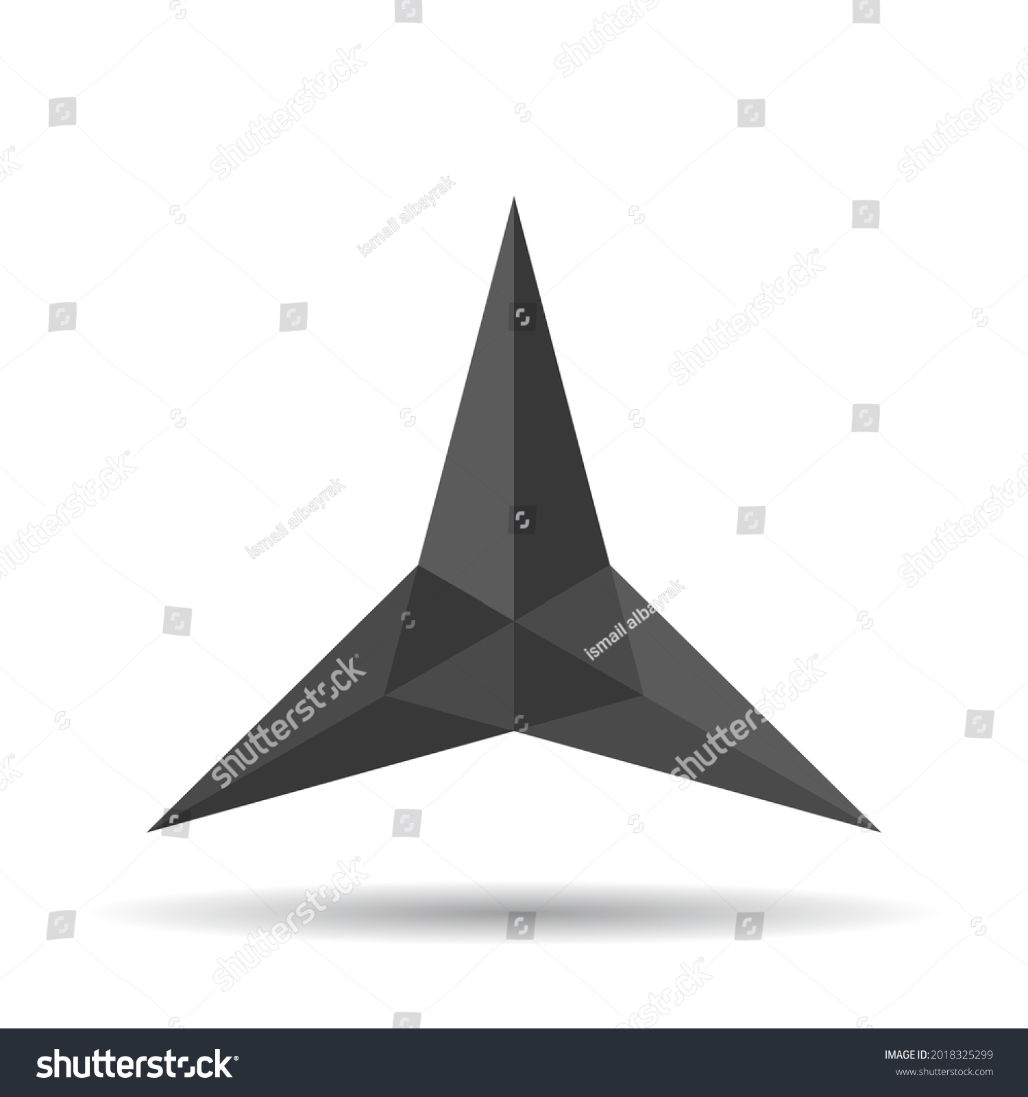 Gray Transparency Abstract Logo White Isolated Stock Vector (Royalty ...
