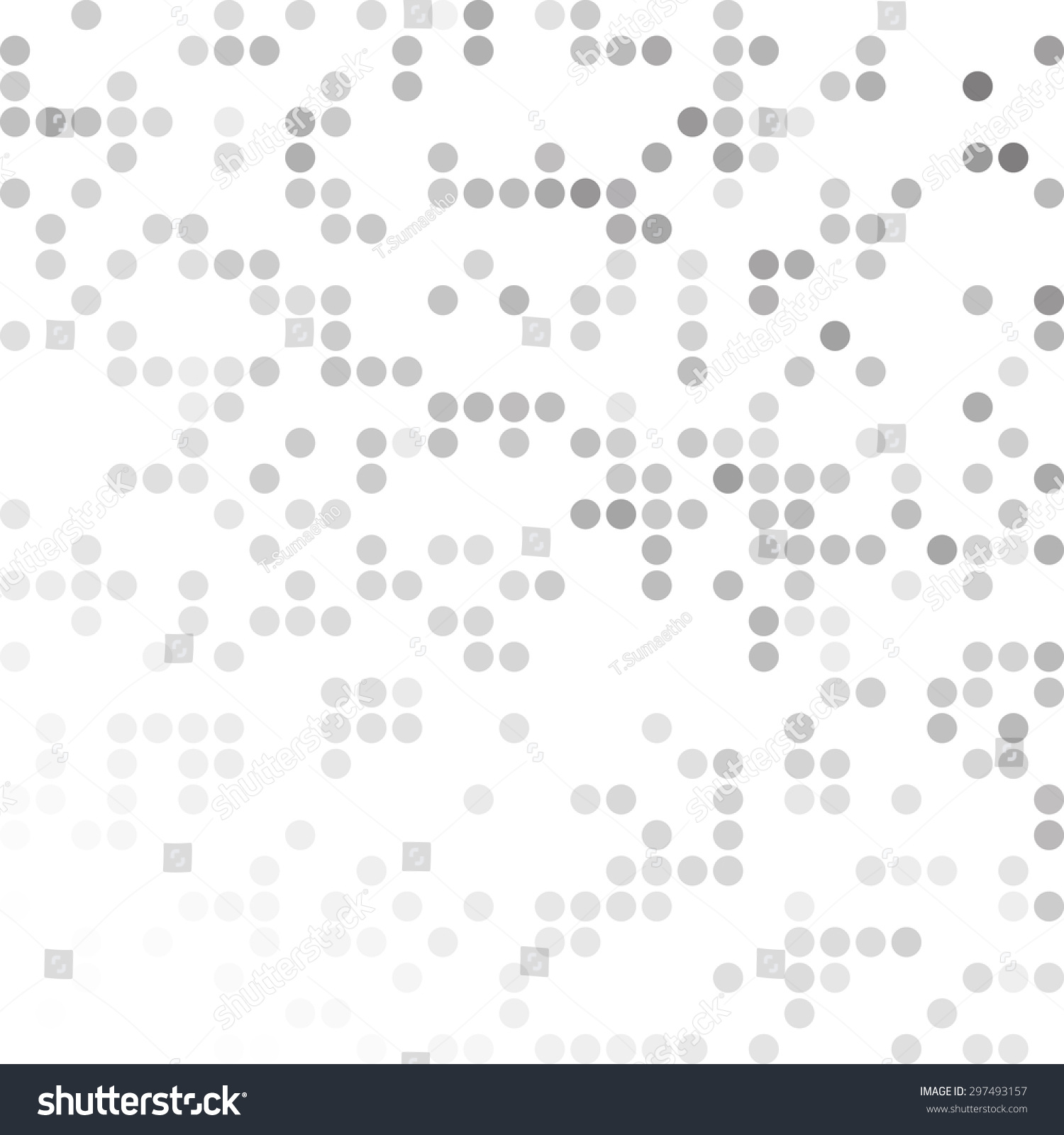 Gray White Random Dots Background Creative Stock Vector (Royalty Free ...