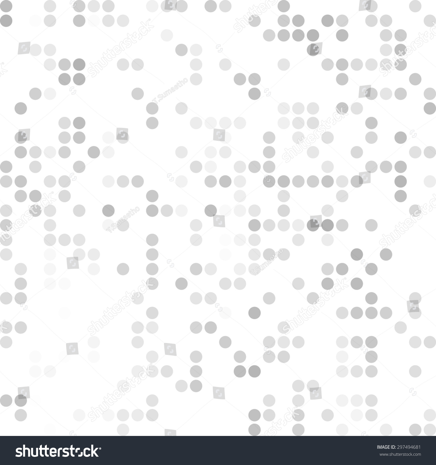 Gray White Random Dots Background Creative Stock Vector 297494681 ...