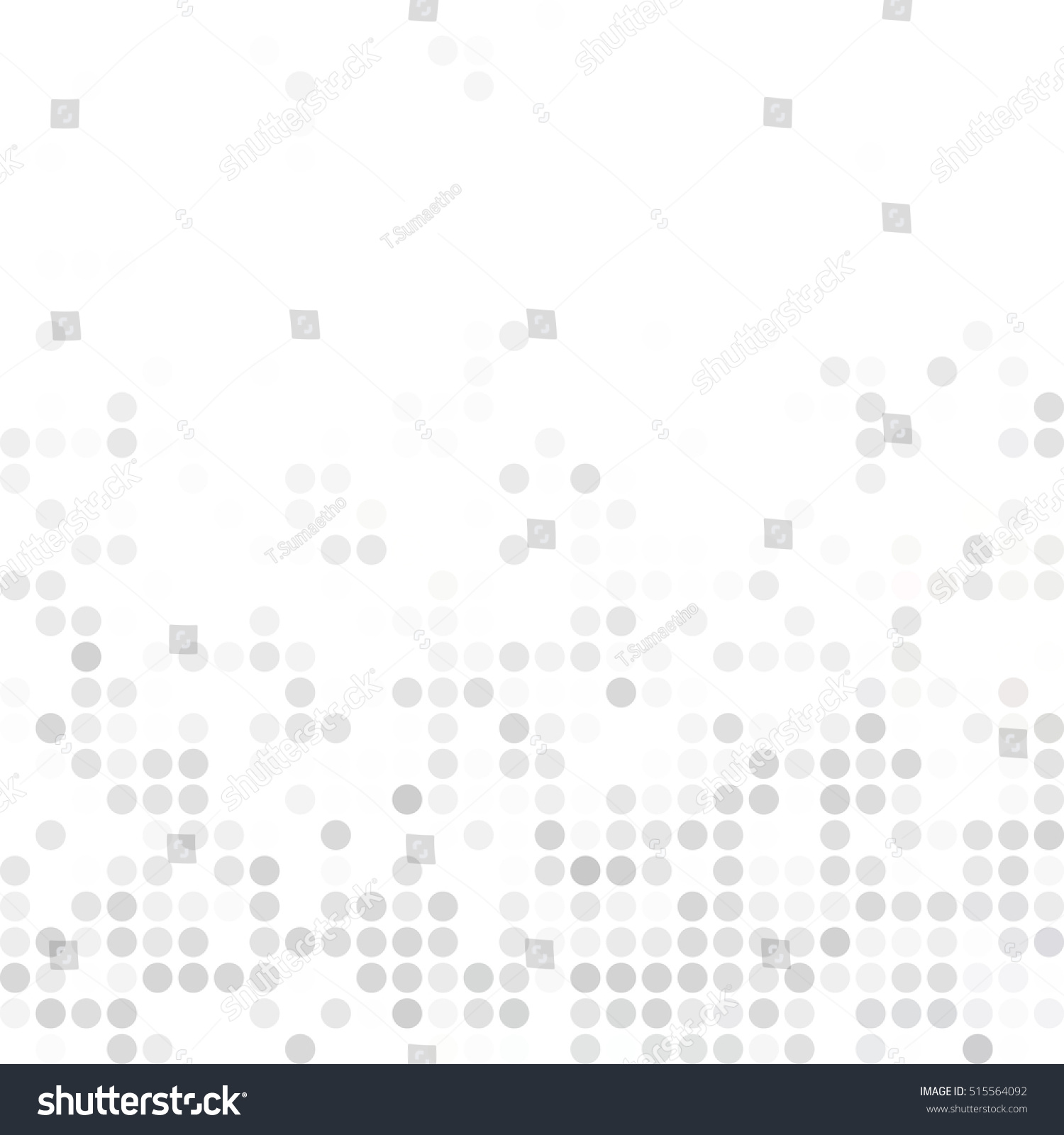 Gray White Random Dots Background Creative Stock Vector 515564092 ...