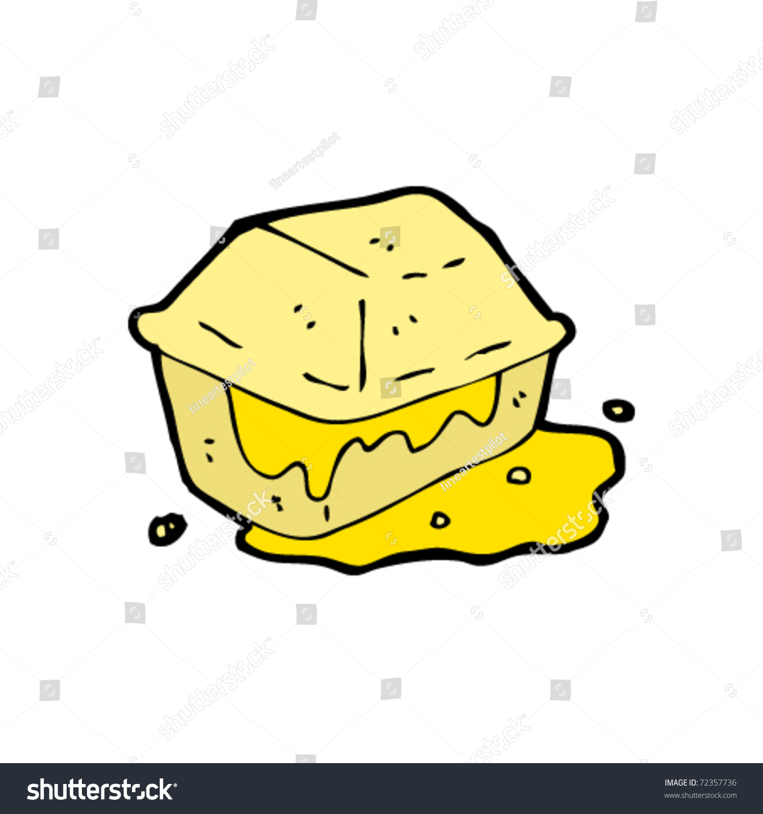 Greasy Takeout Box Cartoon Stock Vector (Royalty Free) 72357736
