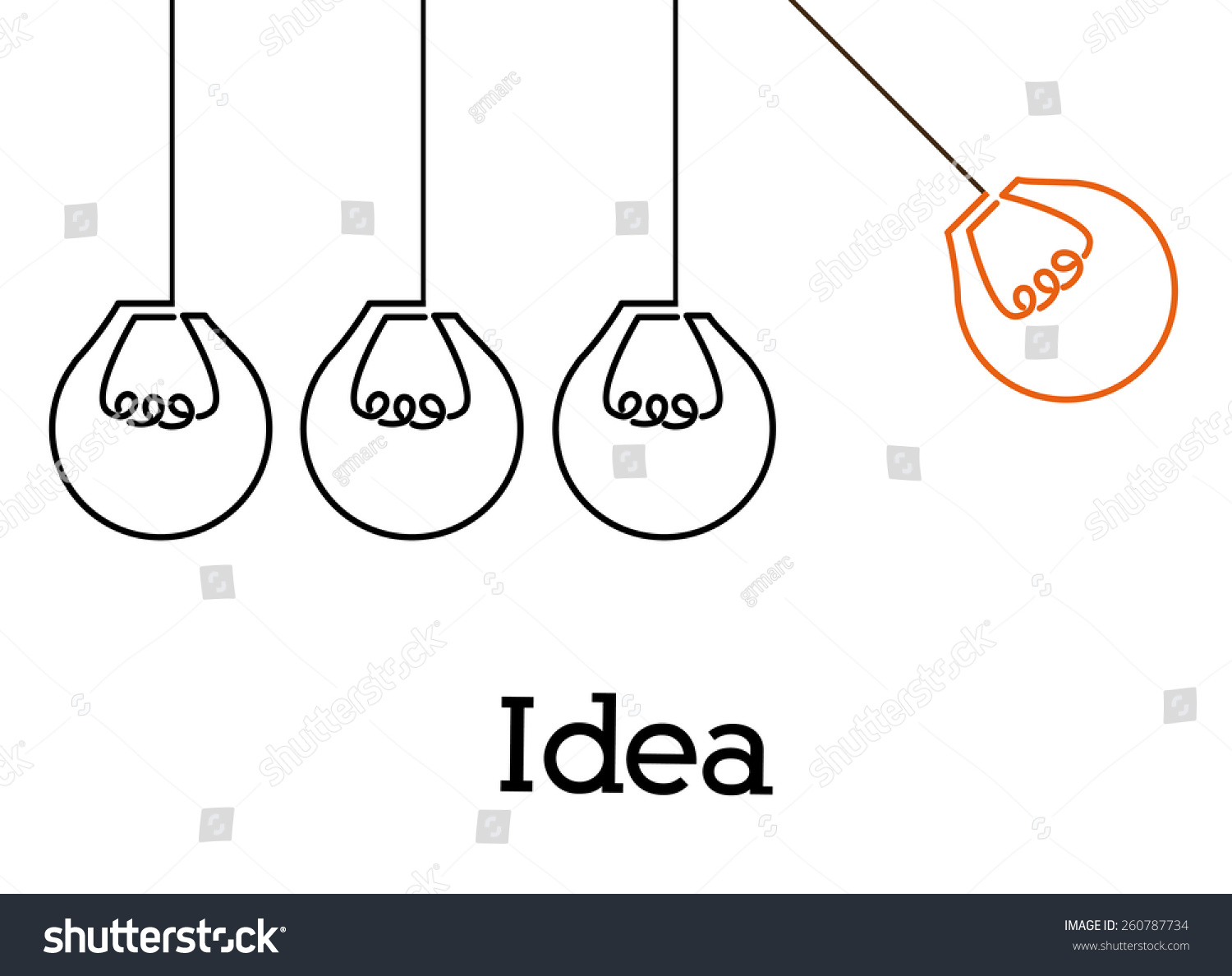 Great Idea Design Stock Vector (Royalty Free) 260787734 | Shutterstock