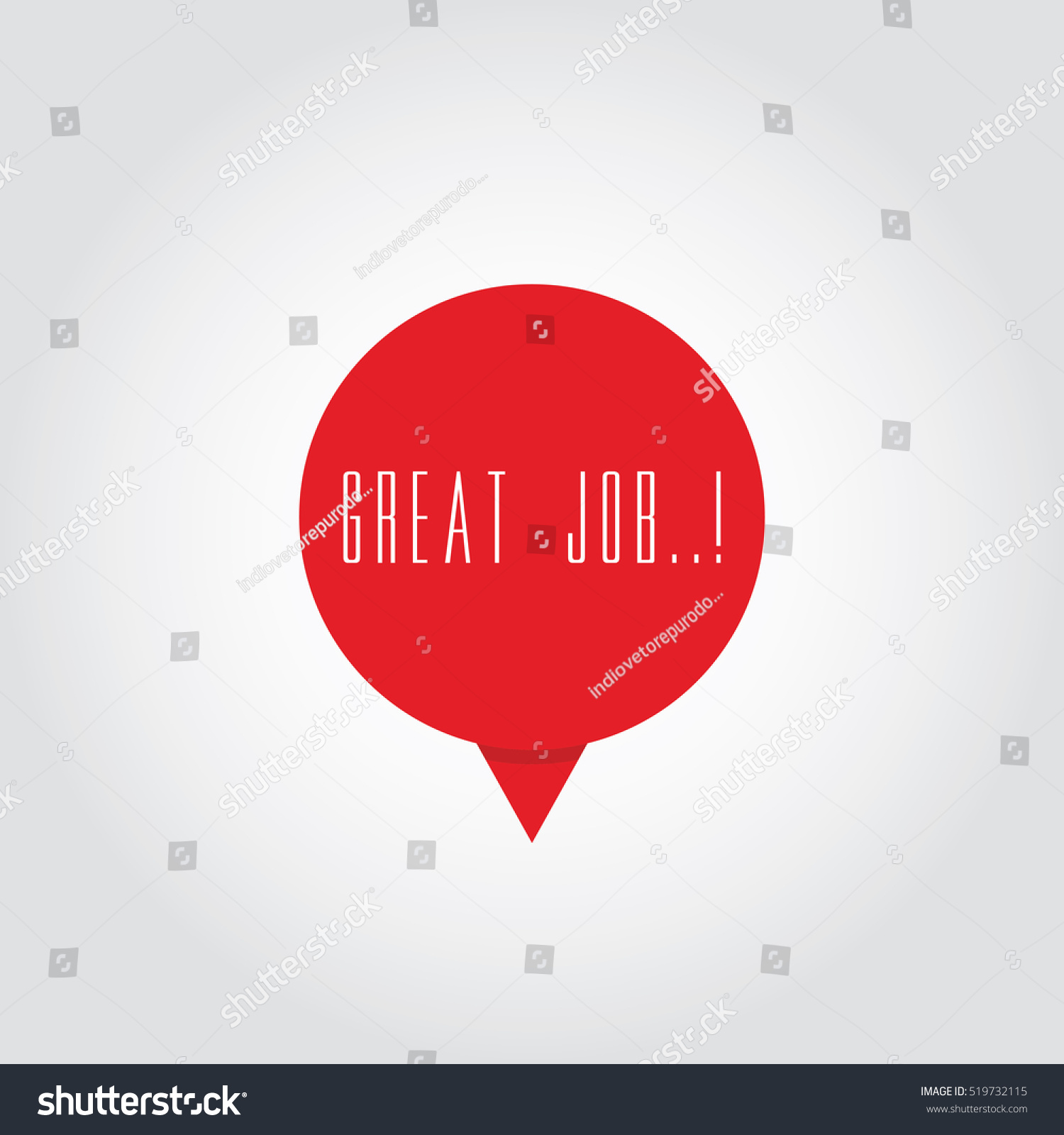 Great Job Stock Vector (Royalty Free) 519732115 | Shutterstock
