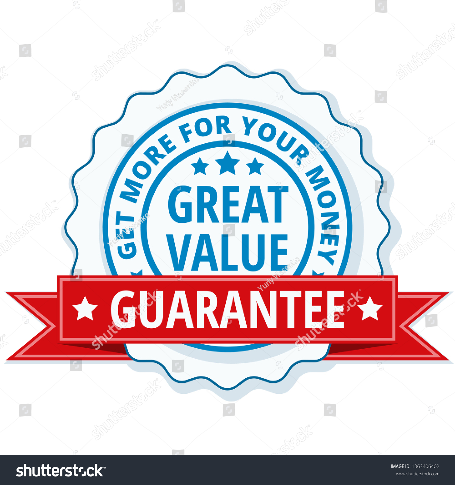 Great Value Label Illustration Stock Vector (Royalty Free) 1063406402 ...