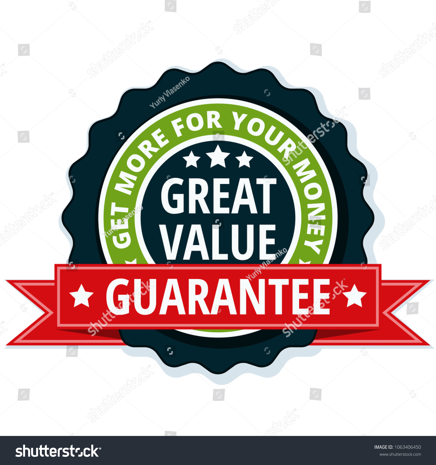 Great Value Label Illustration Stock Vector (Royalty Free) 1063406450 ...