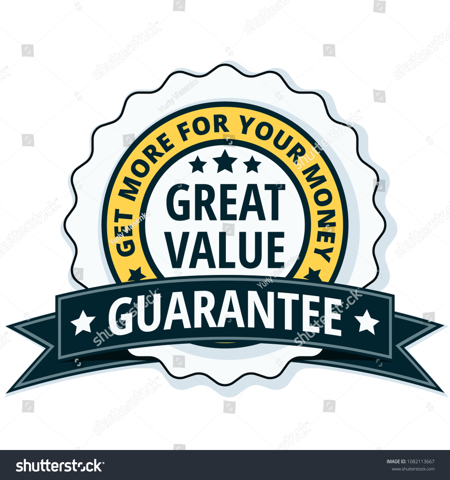 Great Value Label Illustration Stock Vector (Royalty Free) 1082113667 ...