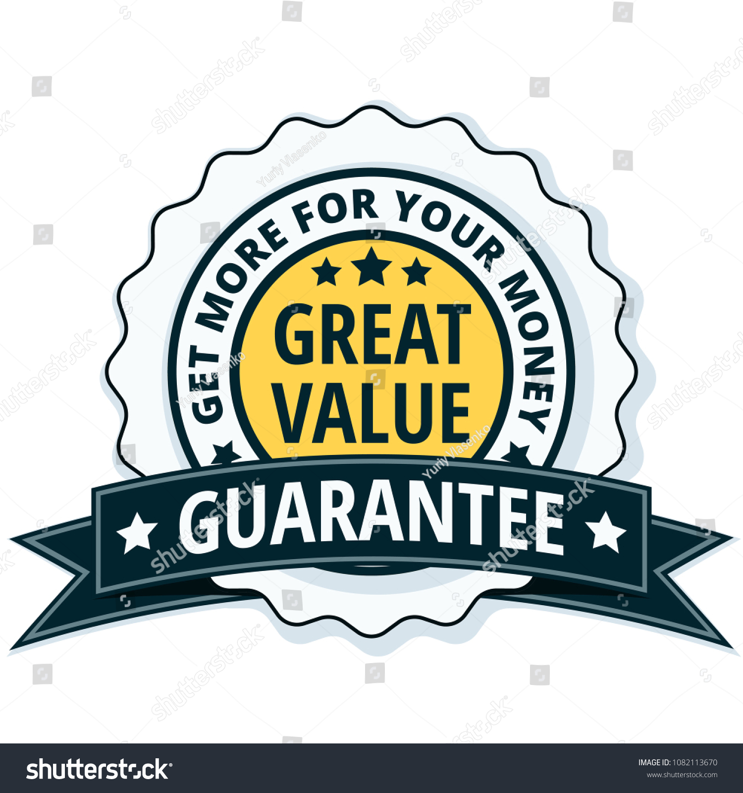 Great Value Label Illustration Stock Vector (Royalty Free) 1082113670