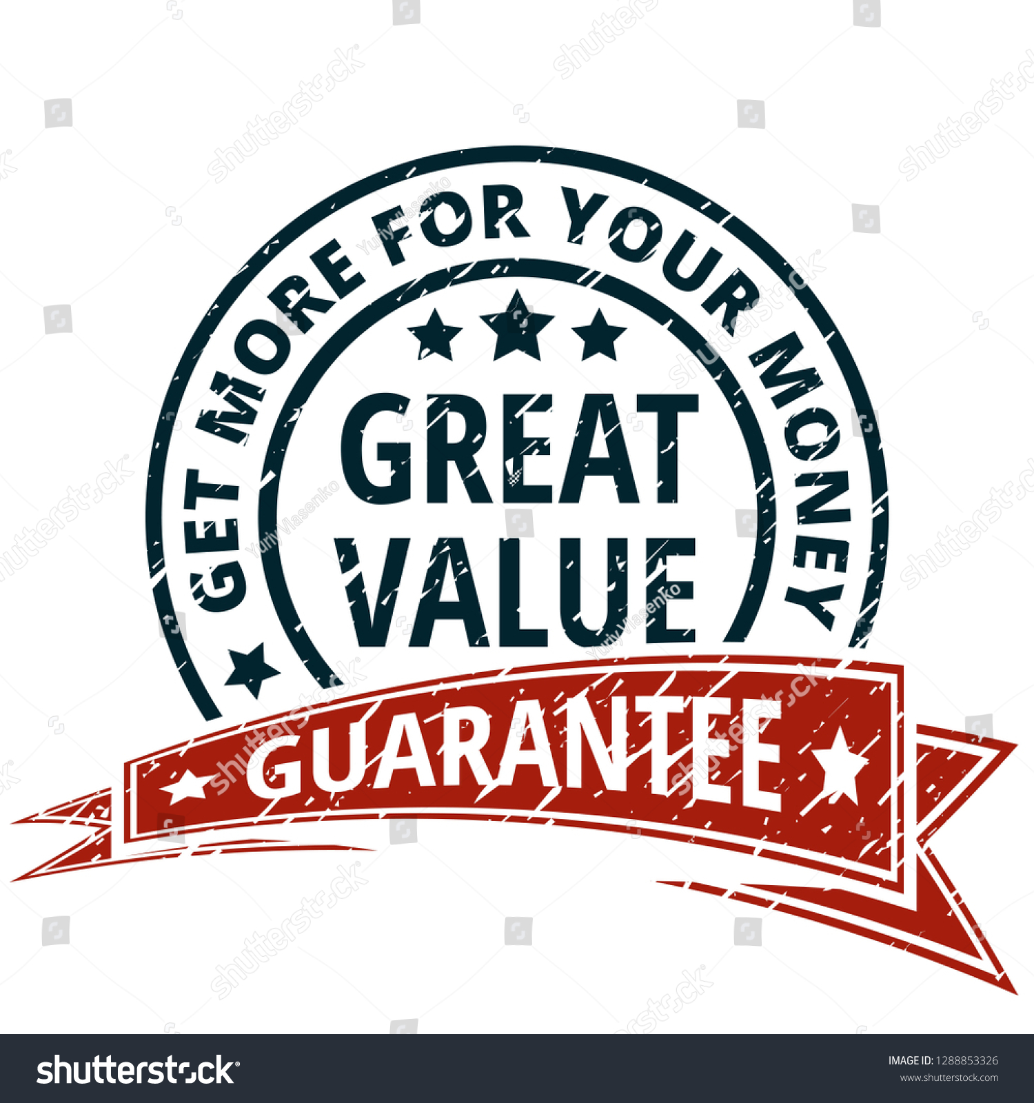 Great Value Label Illustration Stock Vector (Royalty Free) 1288853326