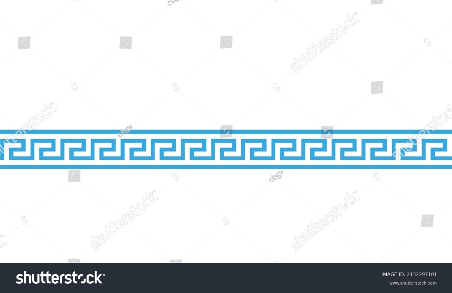 Greek Meander Motif Vector Seamless Pattern Stock Vector (Royalty Free ...