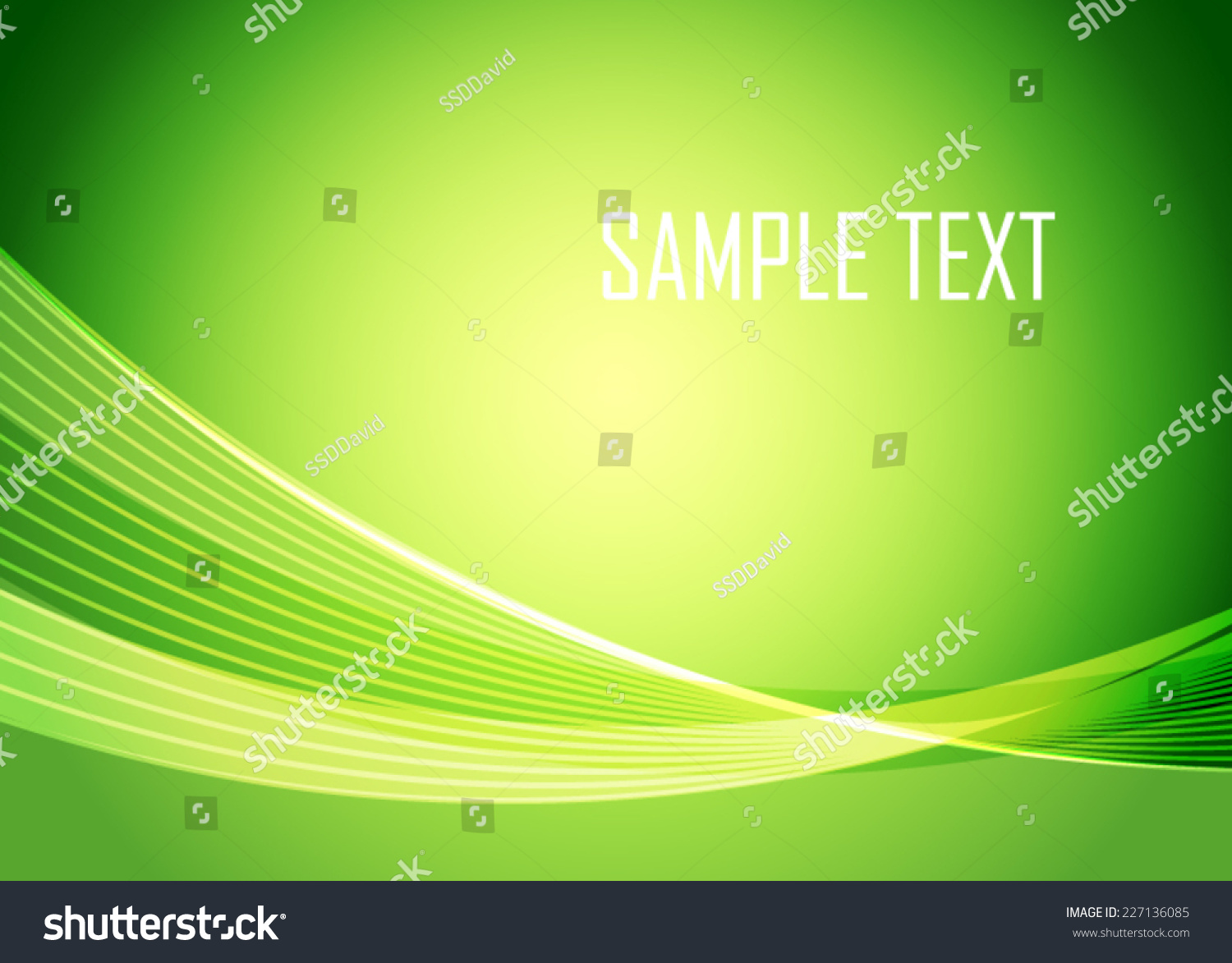 Green Abstract Background Stock Vector (Royalty Free) 227136085 ...