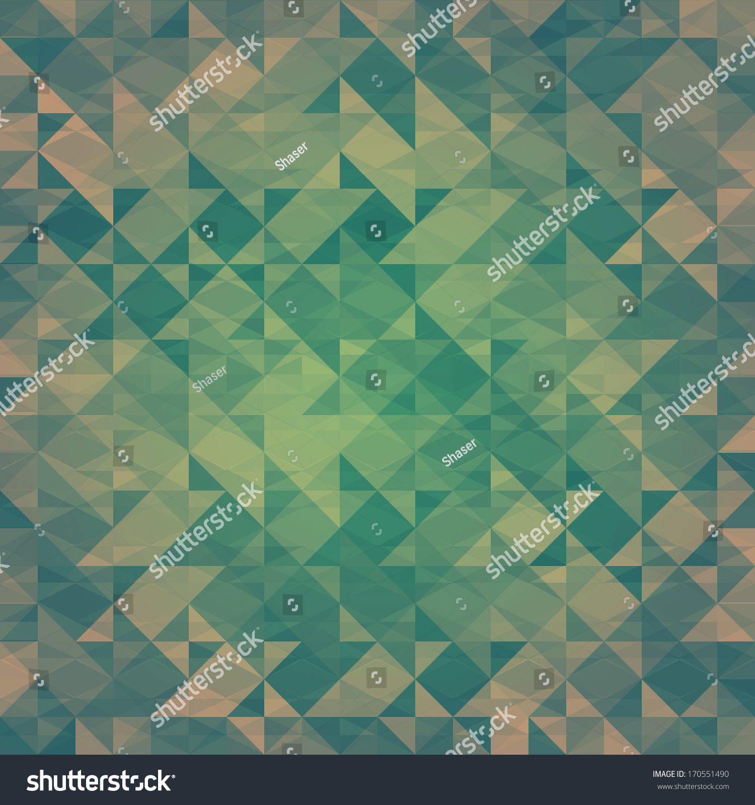 Green Abstract Background Triangles Stock Vector (Royalty Free ...