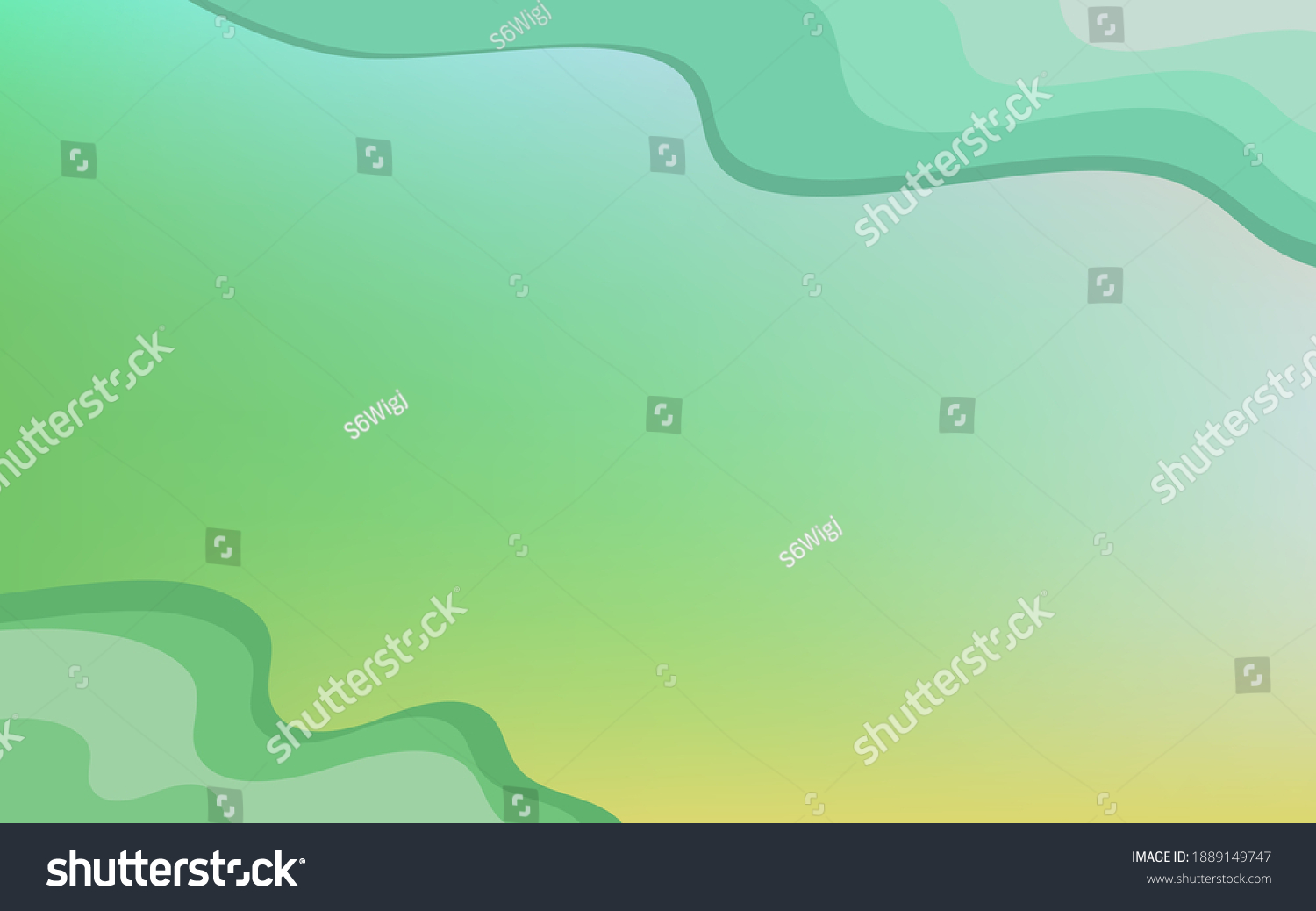 Green Abstract Curve Pattern Background Stock Vector (Royalty Free ...