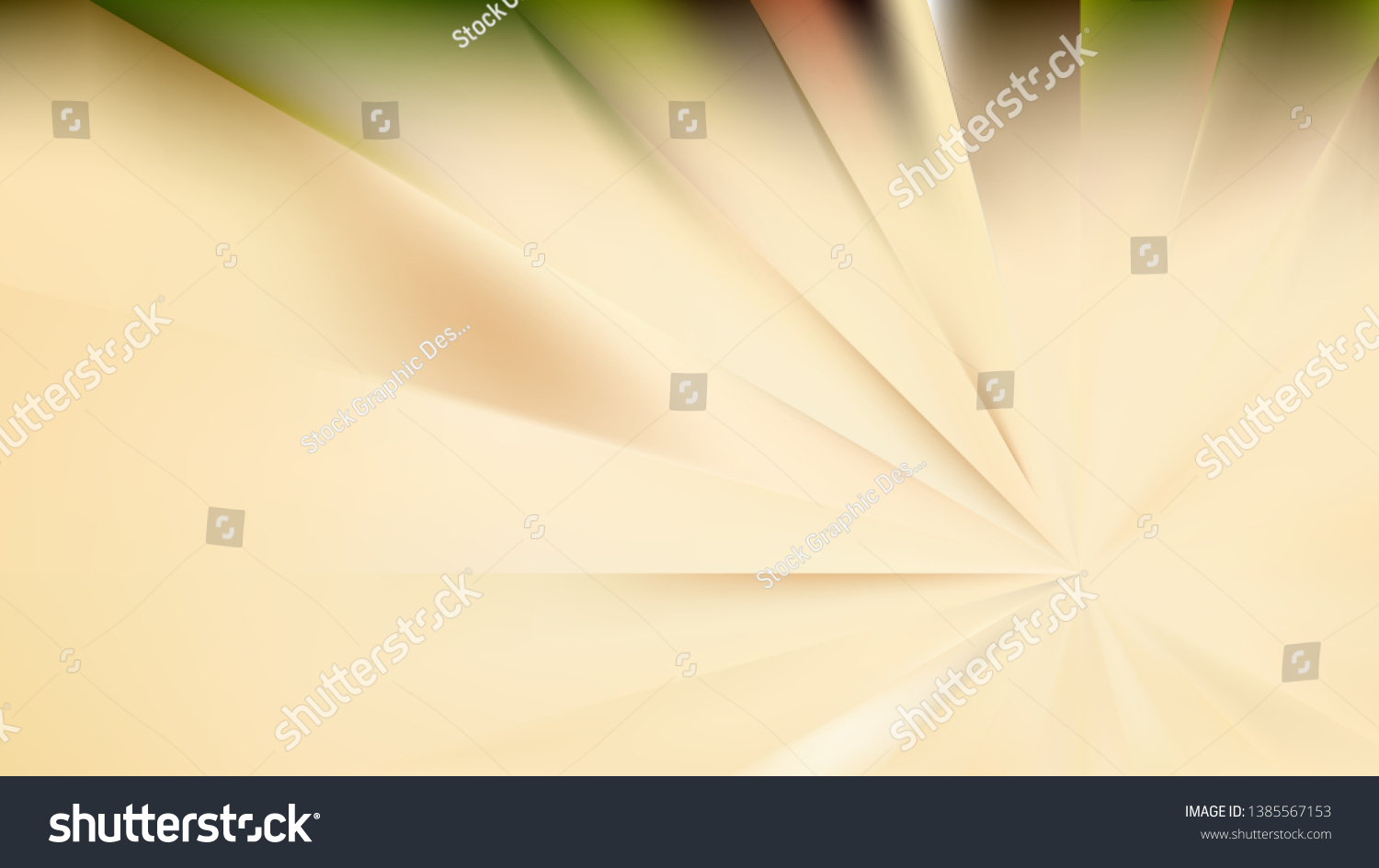 Green Beige Background Vector Image Stock Vector (Royalty Free) 1385567153