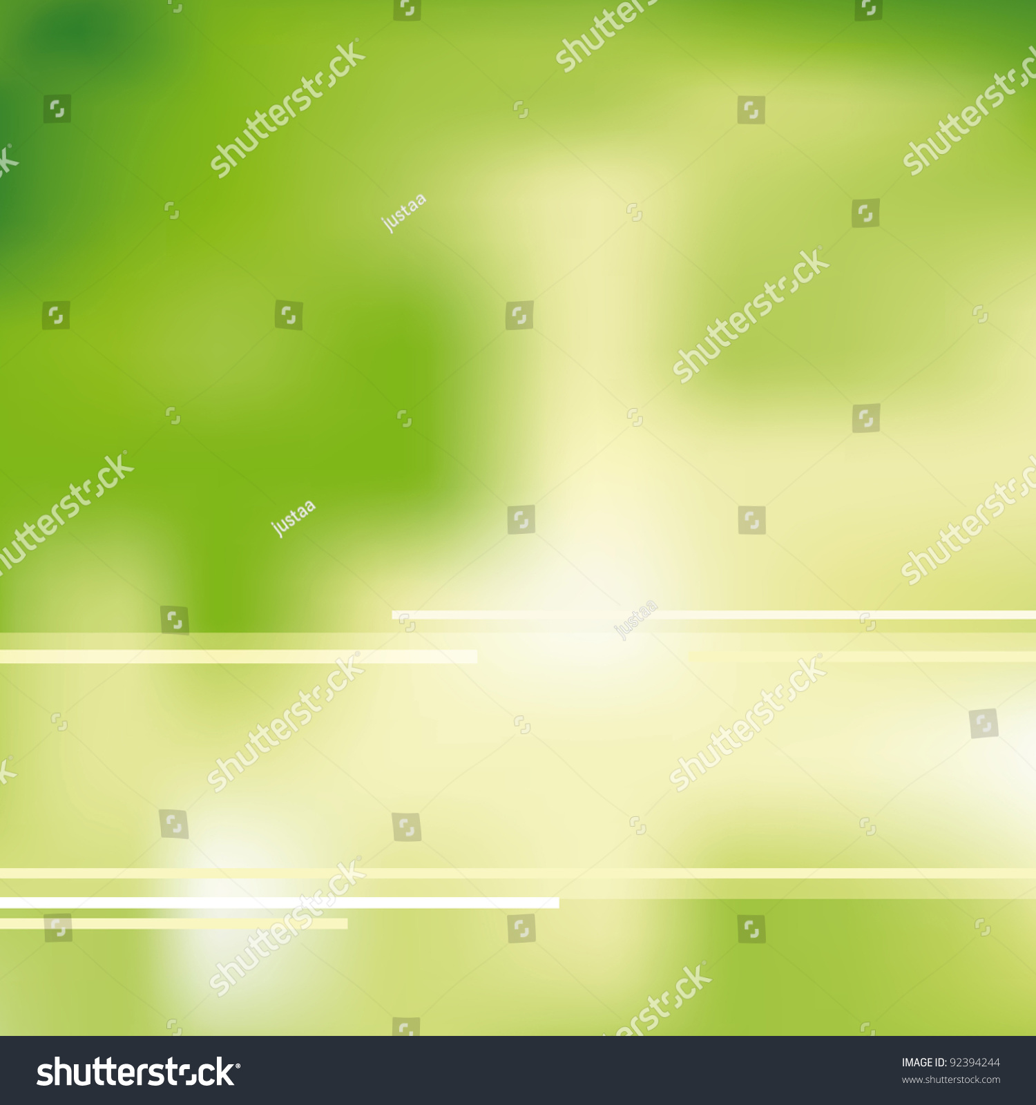Green Ecological Light Background Stock Vector (Royalty Free) 92394244 ...
