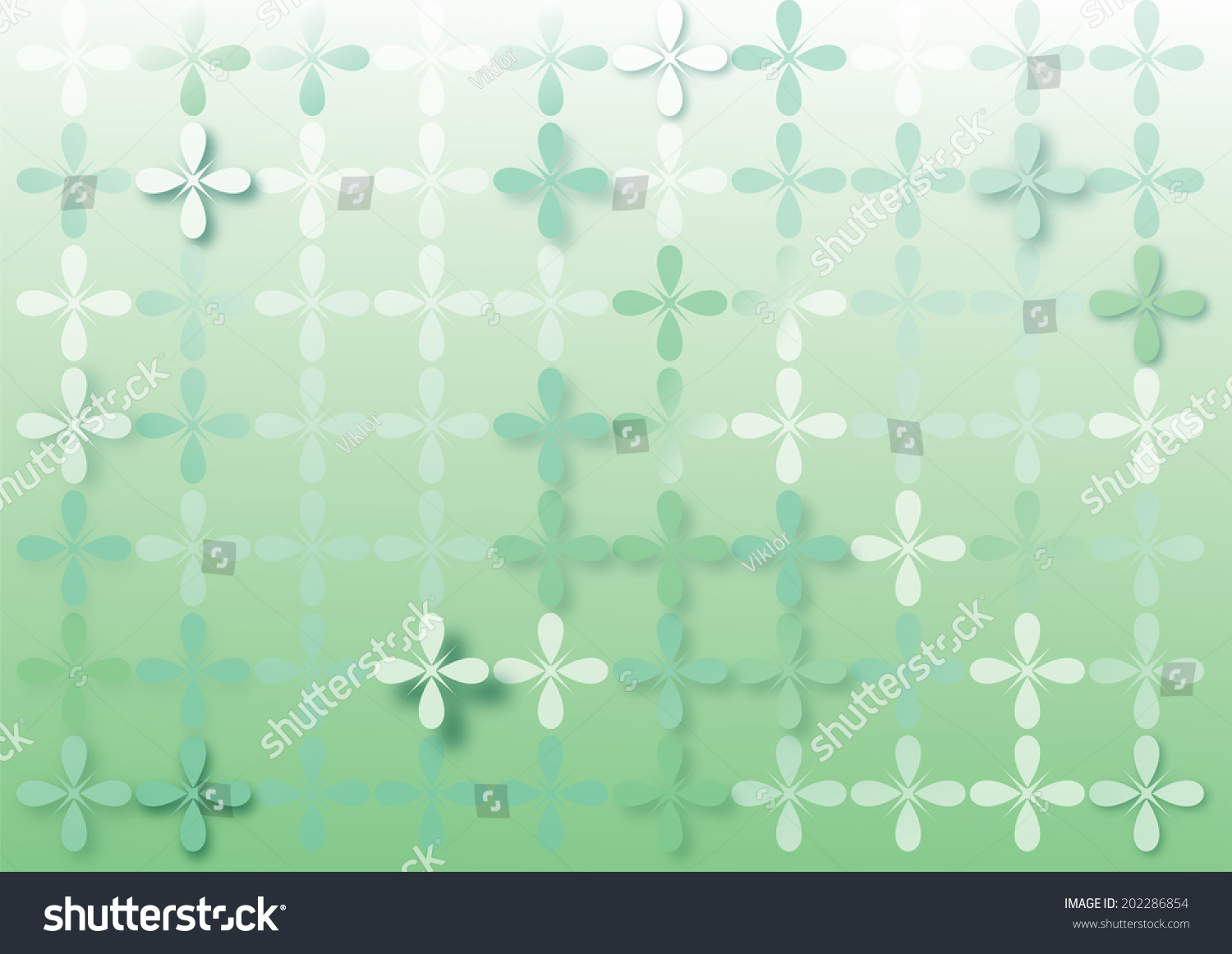 Green Background Crosses Stock Vector (Royalty Free) 202286854