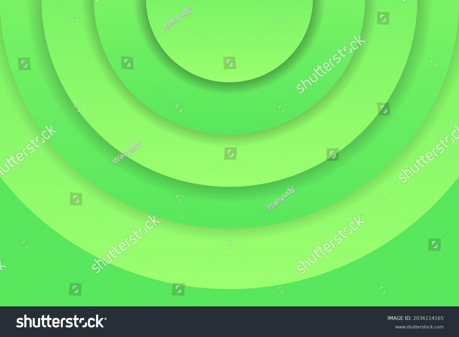 Green Background Round Gradation Simple Background Stock Vector ...