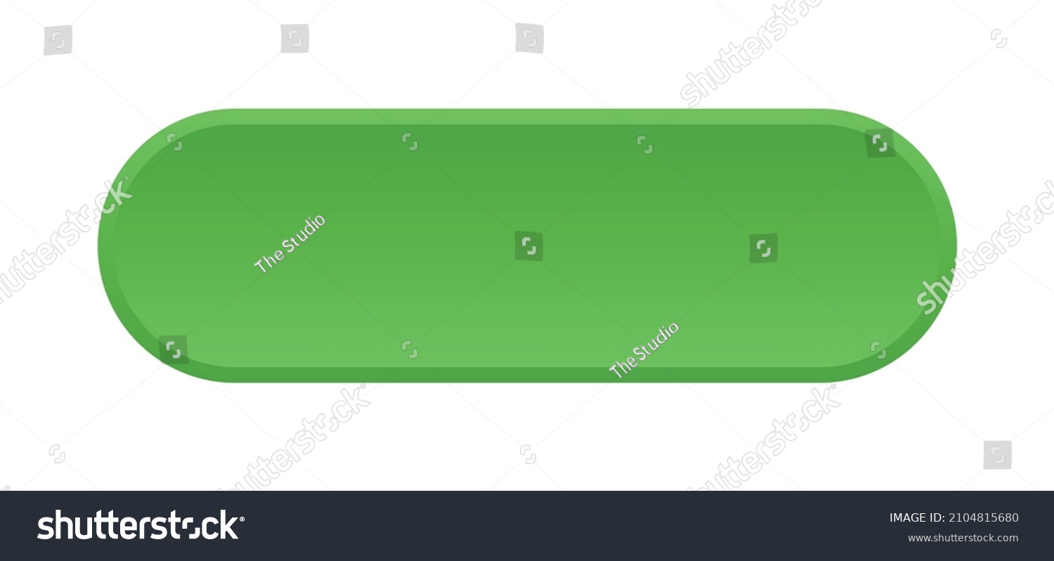Green Blank Button Label Vector Illustration Stock Vector (Royalty Free ...