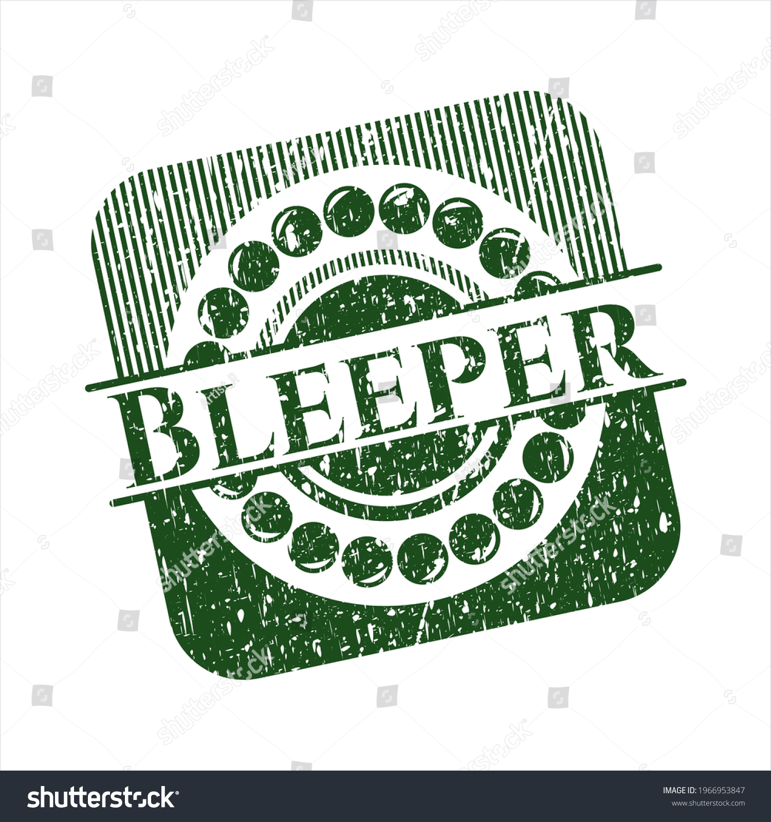 Green Bleeper Rubber Seal Texture Stock Vector (Royalty Free ...