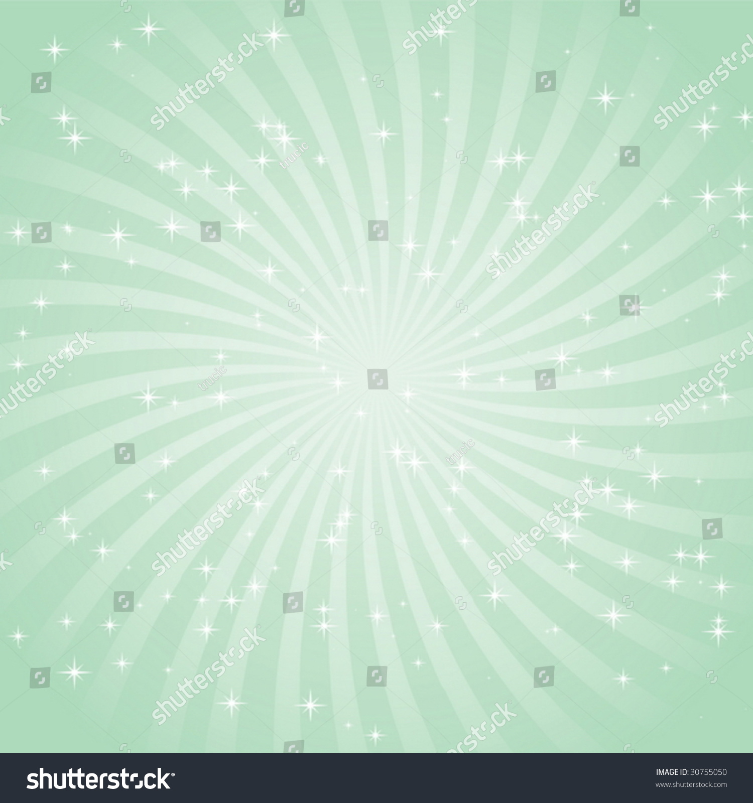 Green Burst Stock Vector (Royalty Free) 30755050