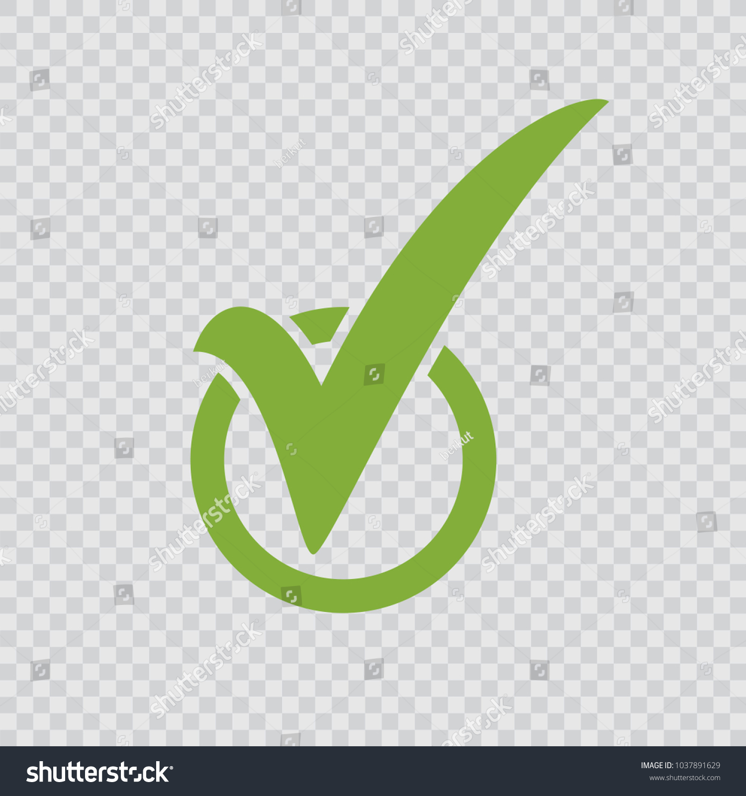 Green Checkmark Icon Stock Vector (Royalty Free) 1037891629 | Shutterstock